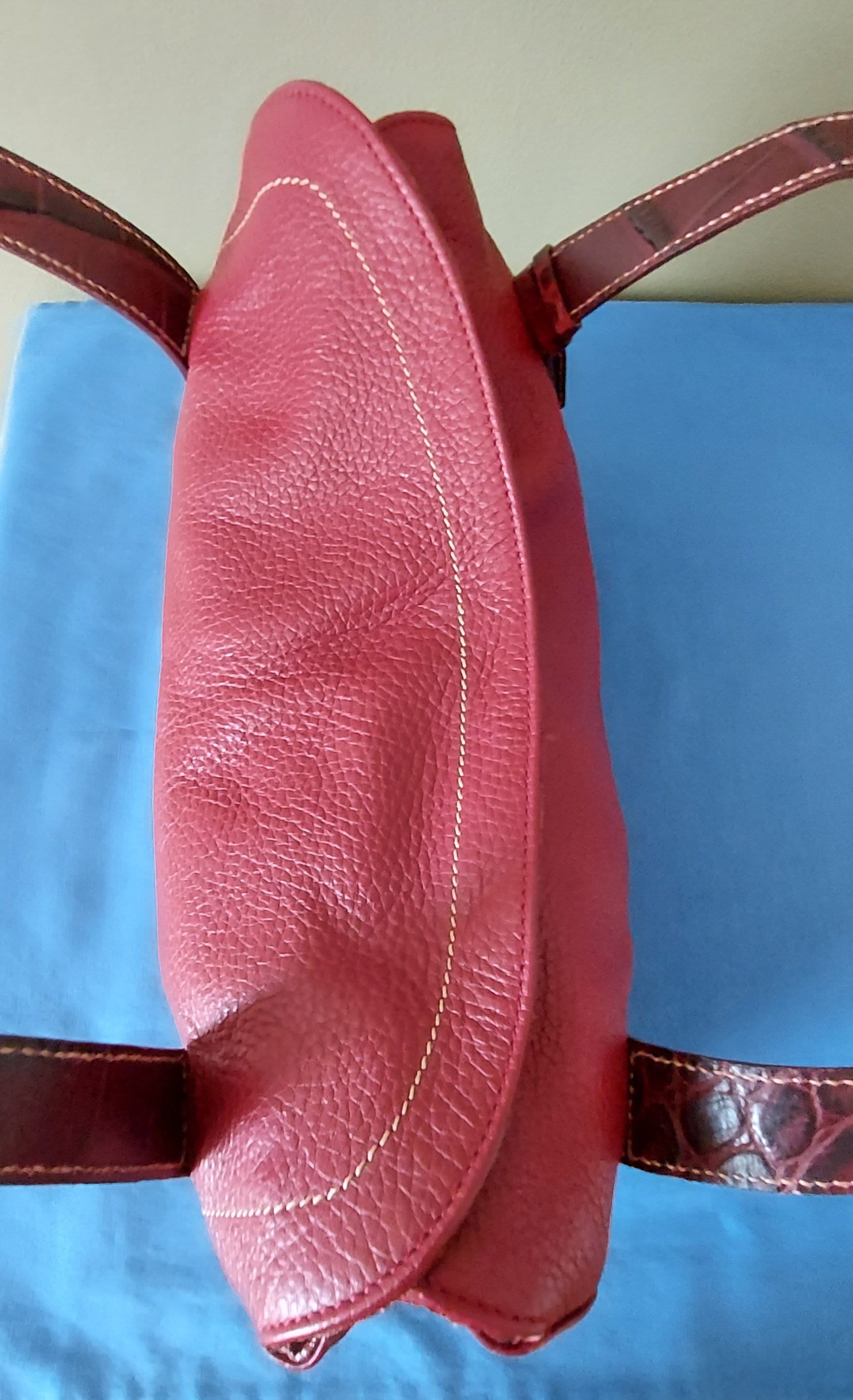 Petusco Red Leather Spanish Handbag - Etsy