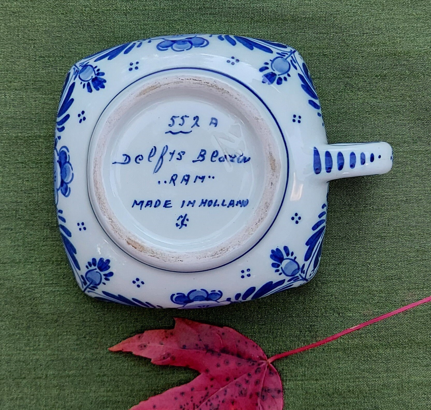 Delft Blue & White Porcelain Cup - Etsy