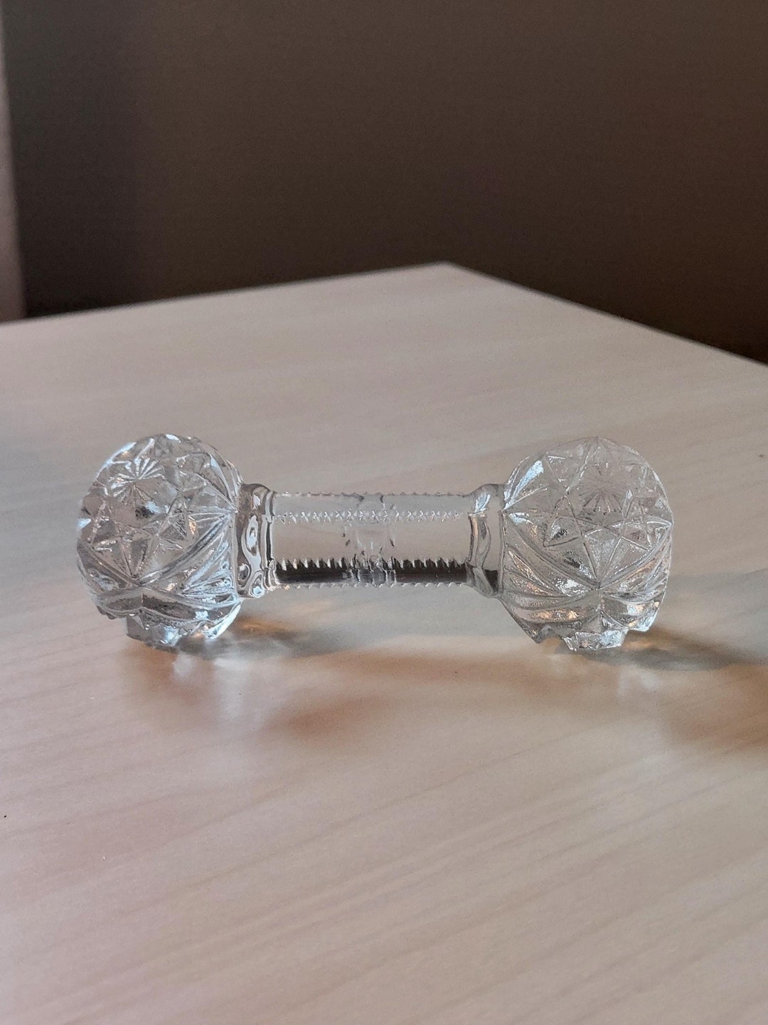 Vintage Imperial Glass Crystal Knife Rest - Etsy
