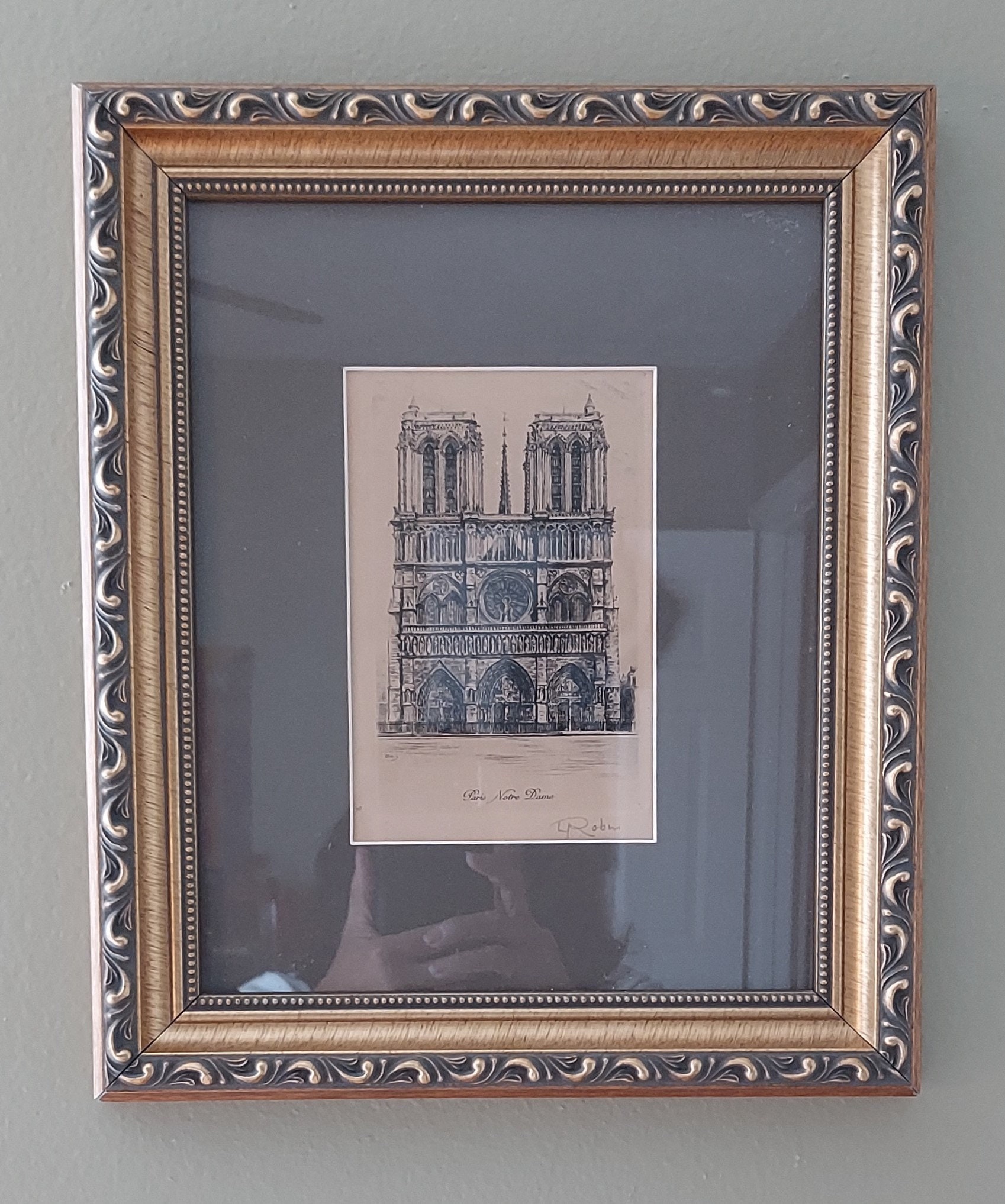 Antique Framed Leopold Robin French Lithograph - Etsy