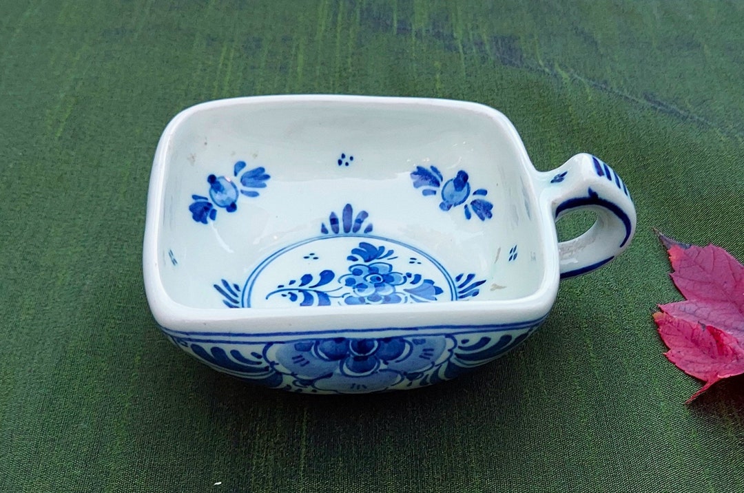 Delft Blue & White Porcelain Cup - Etsy