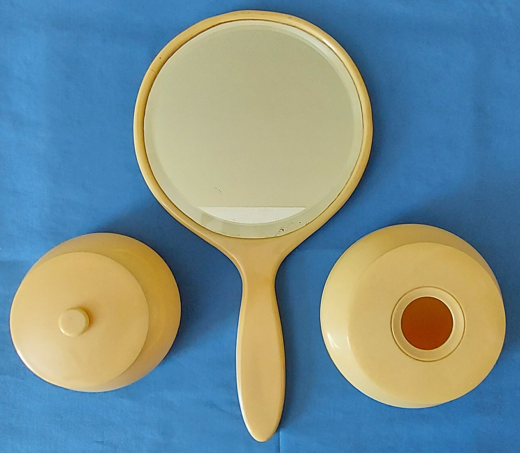 Vintage Bakelite Art Deco Vanity Dresser Set - Etsy