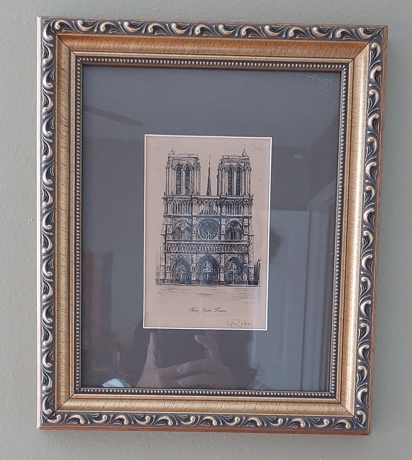 Antique Framed Leopold Robin French Lithograph - Etsy