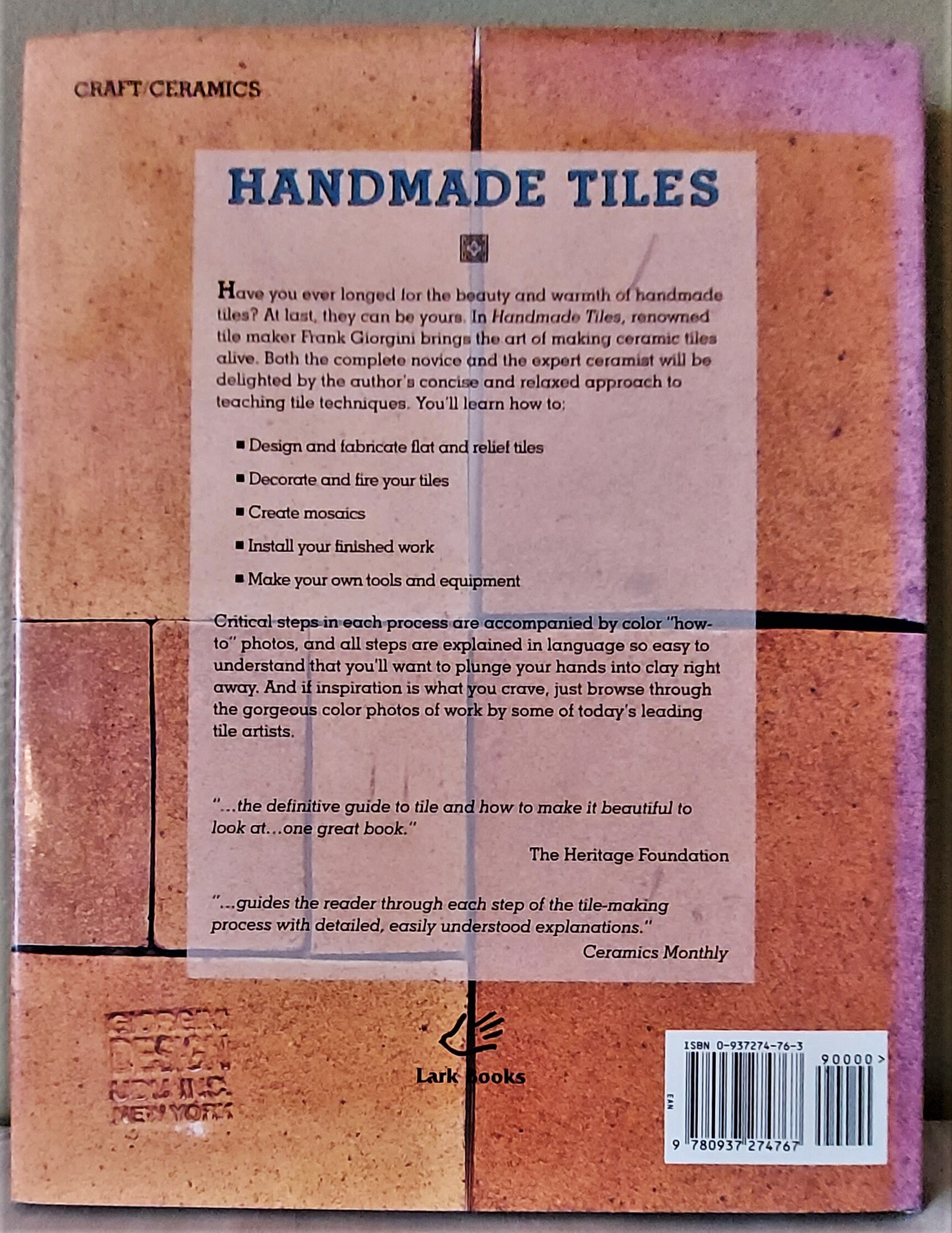 Handmade Ceramic Tiles Guidebook - Etsy