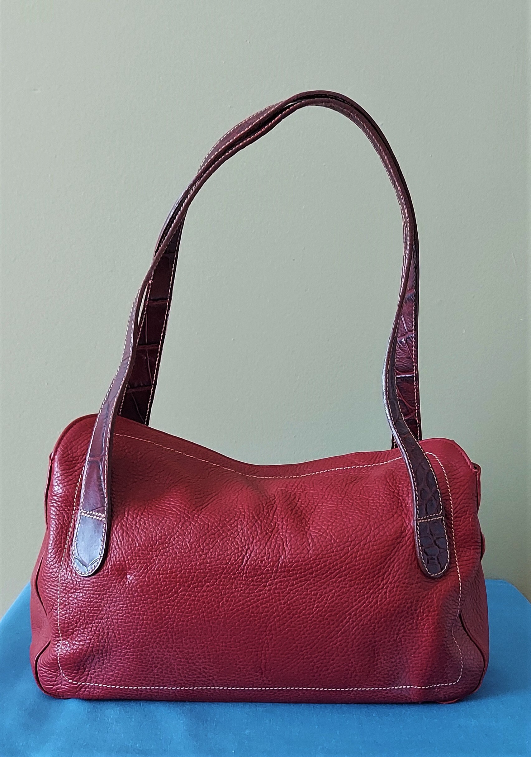 Petusco Red Leather Spanish Handbag - Etsy