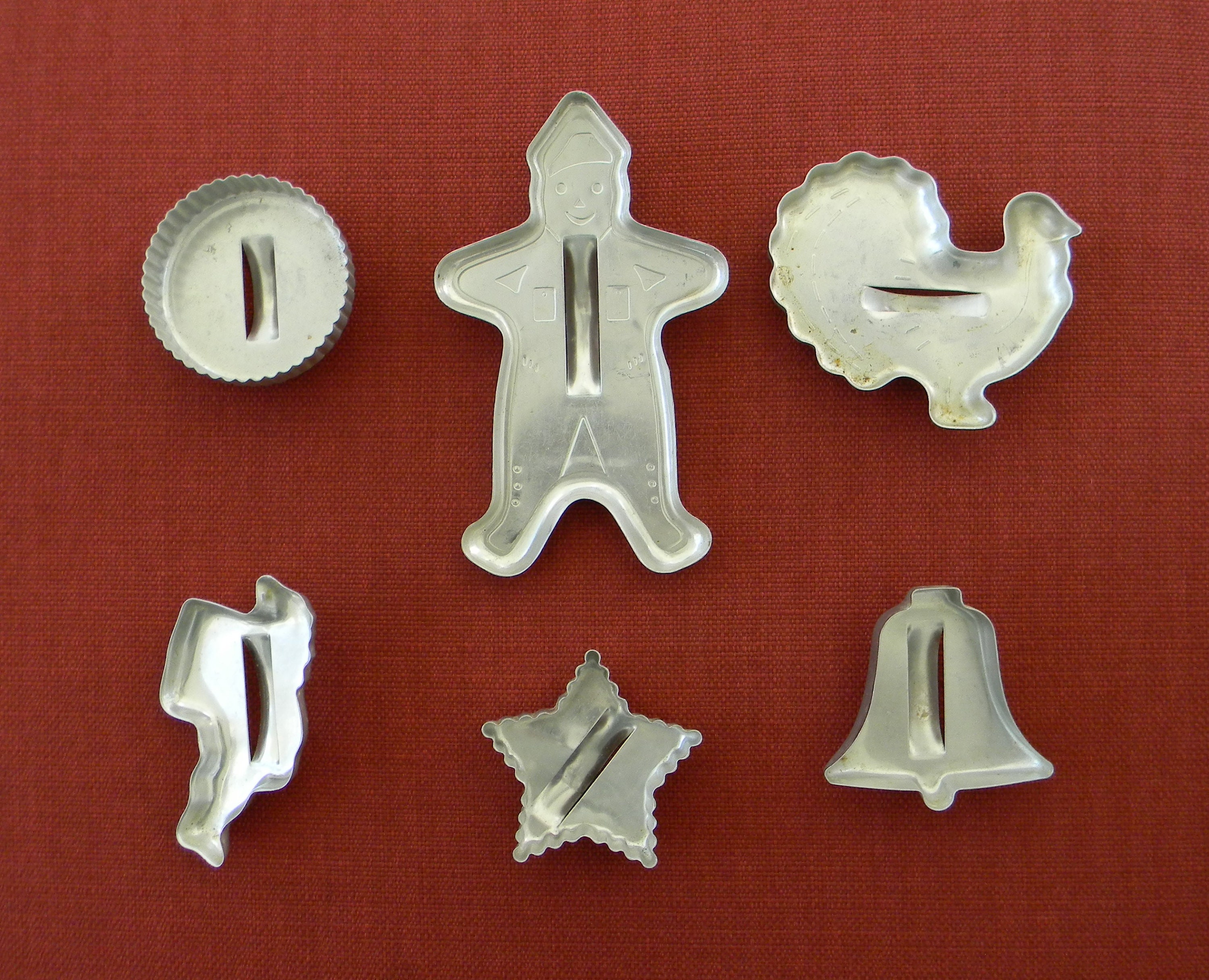 Vintage 6-piece Holiday Cookie Cutter Set - Etsy