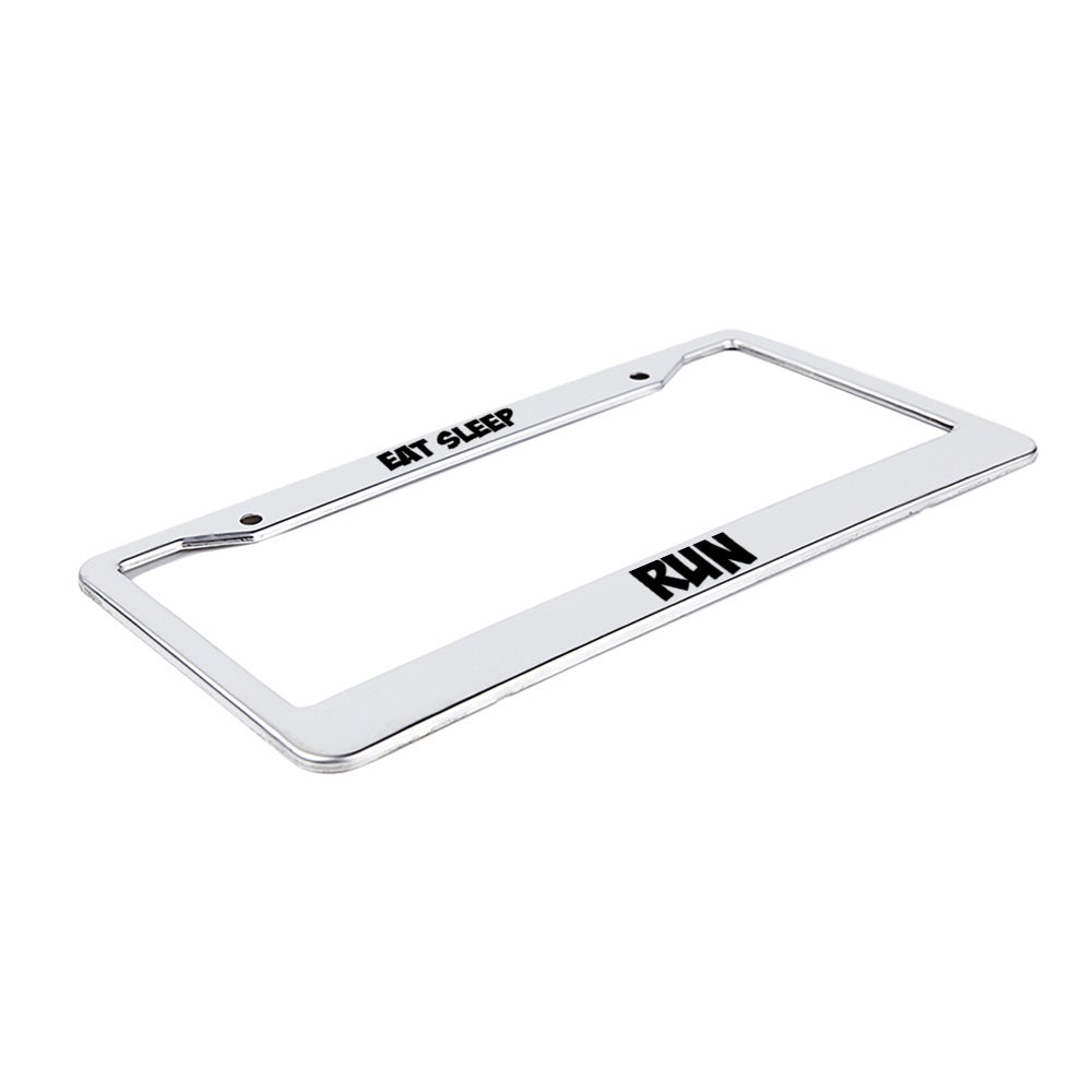 Eat Sleep Run License Plate Frame, Running Enthusiast Gift, Runner Gift ...