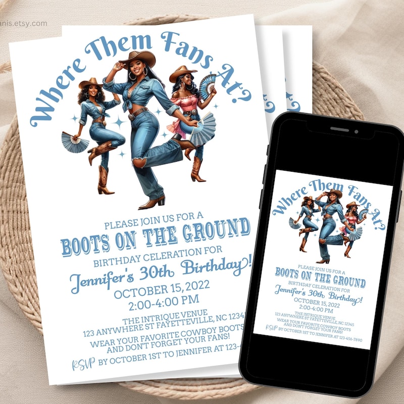 Boots on the Ground Theme Party - Etsy