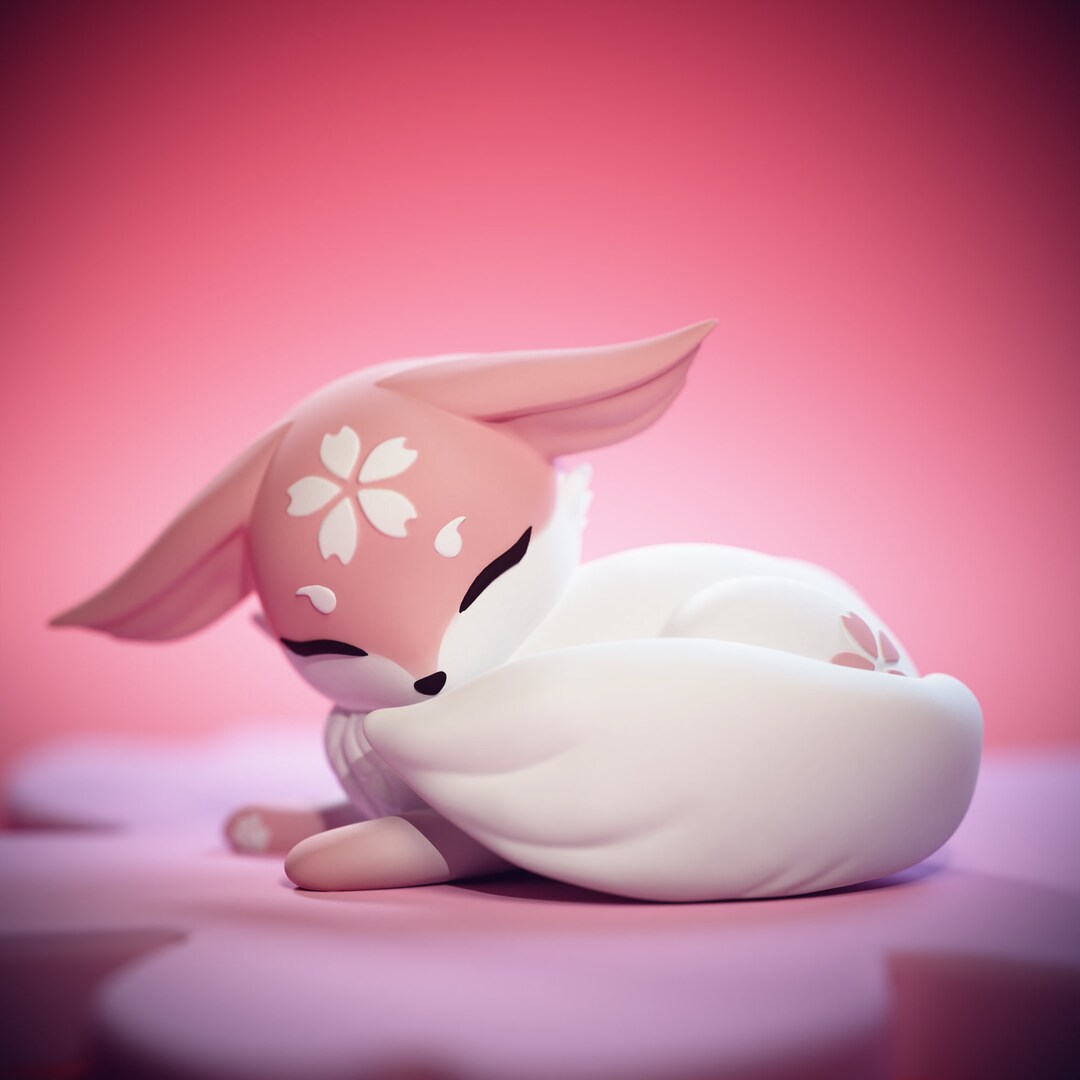 Yae Miko Fox Bunny From Genshin Impact Collectible Statue for Your Home ...