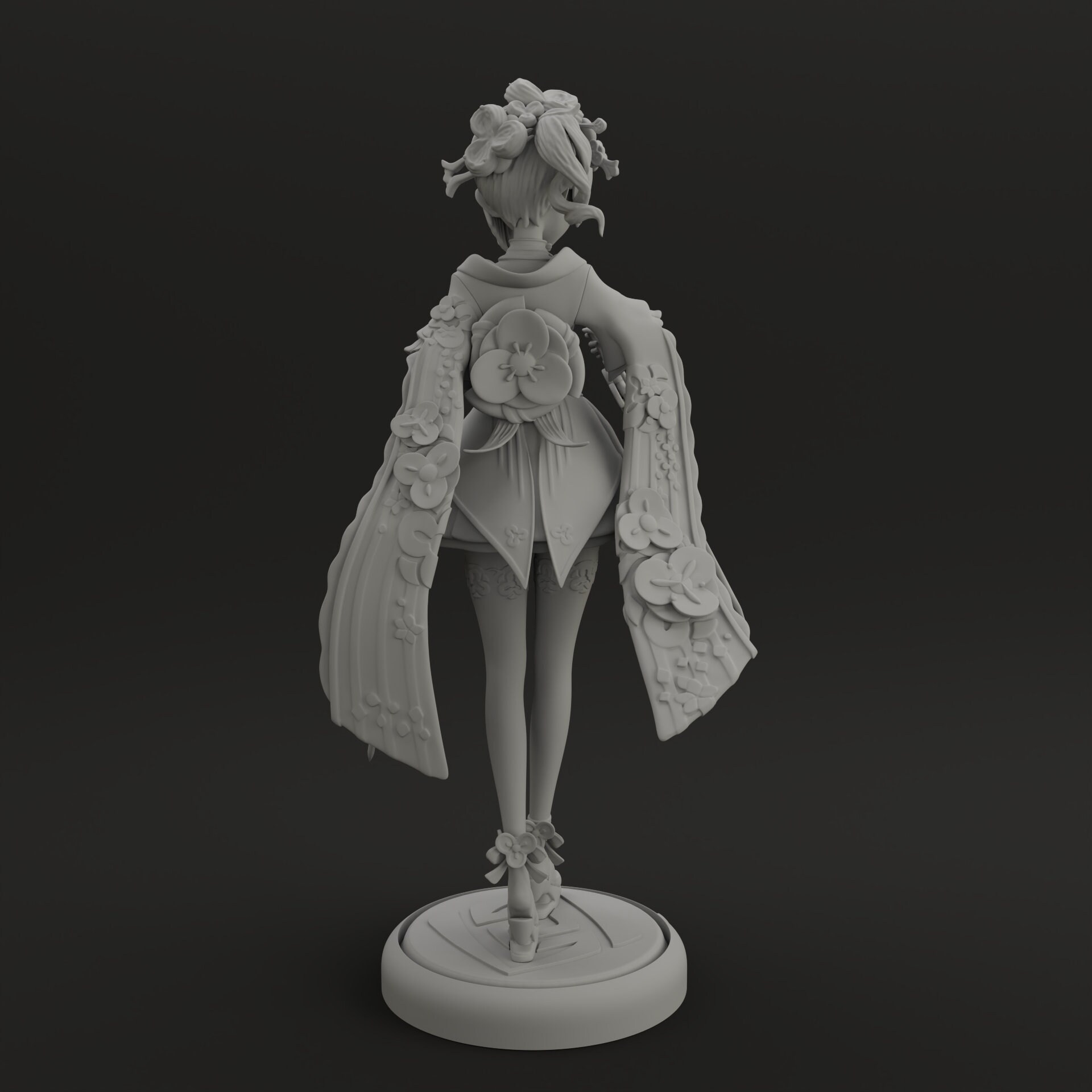 Chiori Unpainted Figure From Genshin Impact Collectible Statue for Your ...