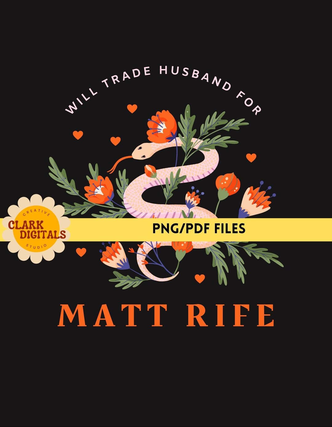 Matt Rife, Will Trade Husband Digital,png/pdf, Matt Rife Tshirt ...