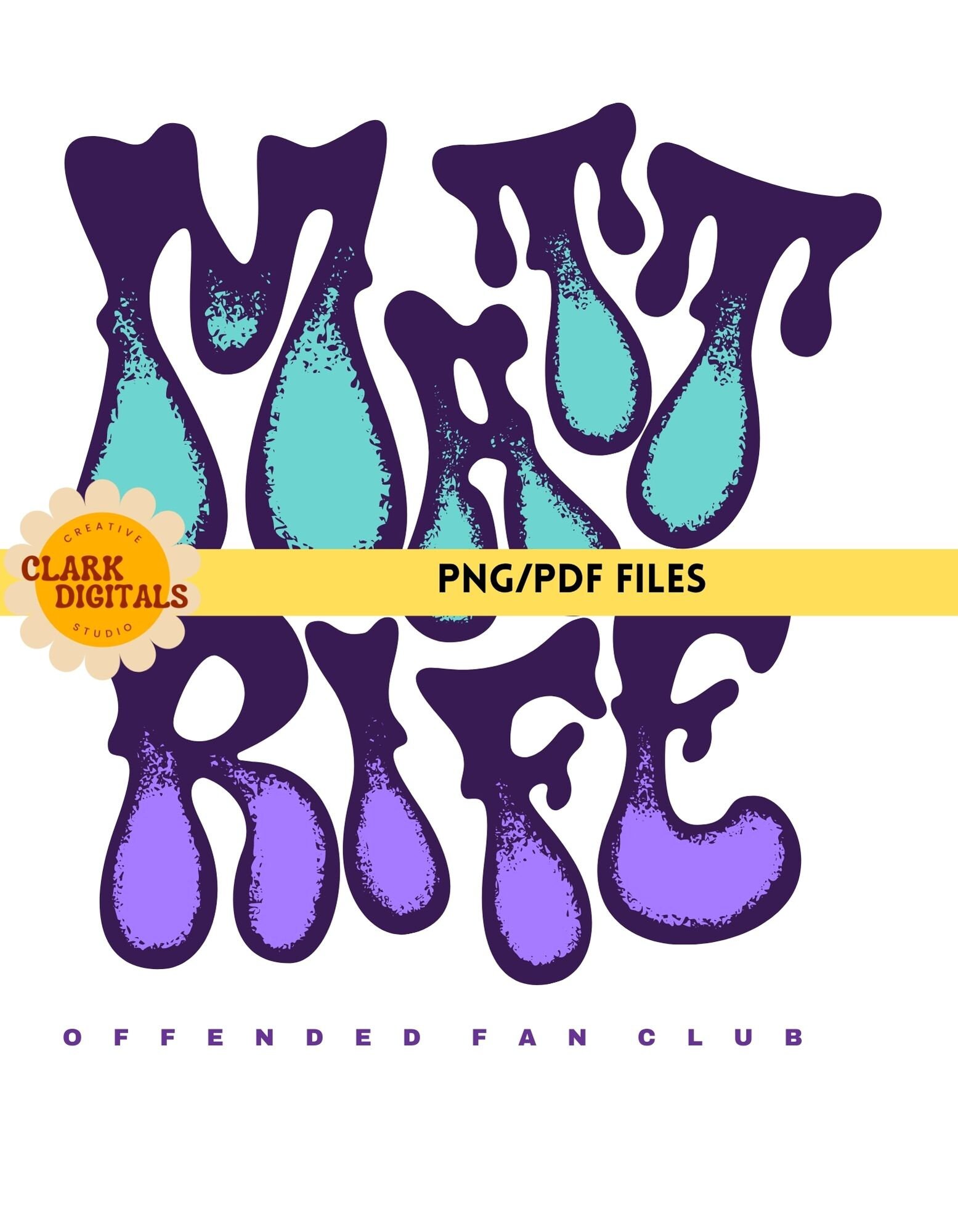 Matt Rife Offended Fan Club Digital, PNG/PDF, Matt Rife Tshirt ...