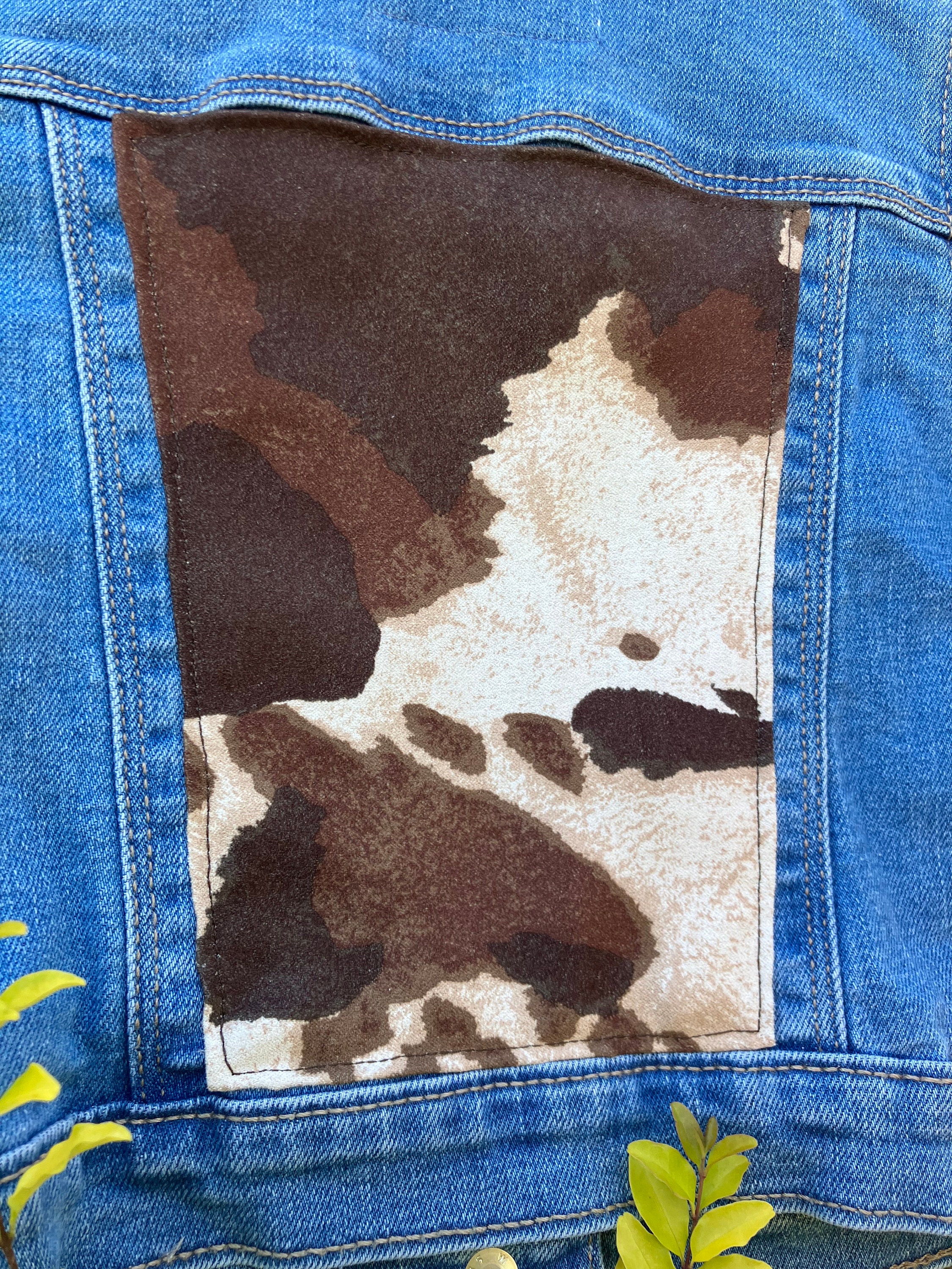 Toddler Cow Print Denim Jacket, Old Navy Jacket, Cow Print, Western ...