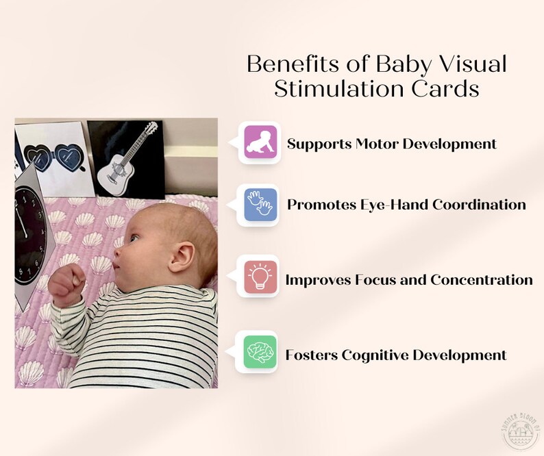 80 Printable Black and White Contrast Cards for Baby Stimulation/early ...