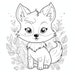 20 Forest Critters, Cute Animal Coloring Page Book, Adults + Kids ...