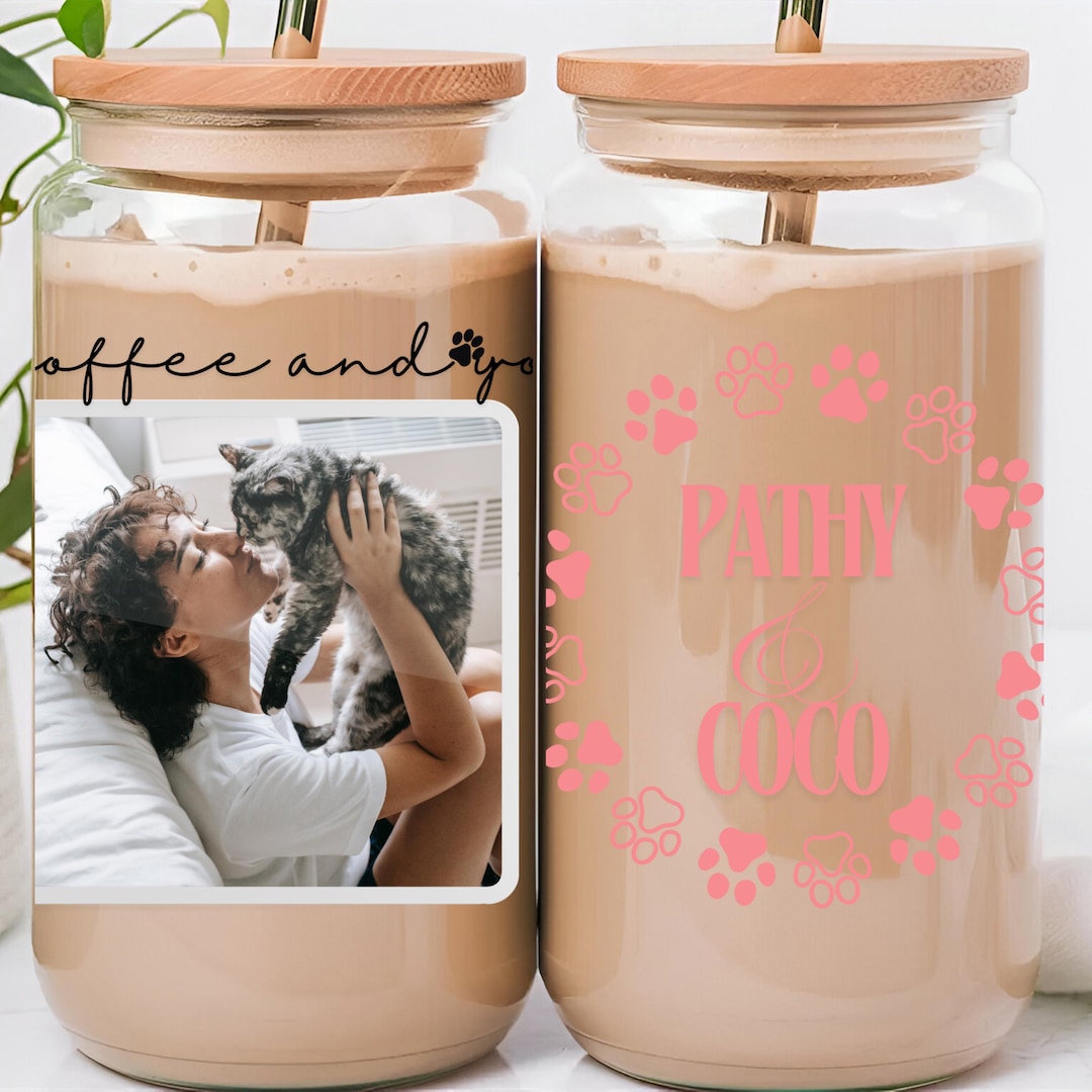 Personalized Cold Brew Coffee Jug, Add Your Photo and Pets Name ...