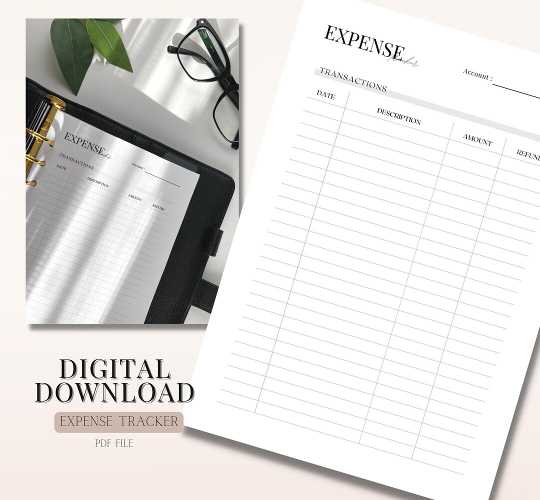 Expense Tracker | Spending Tracker | Bill Tracker | Monthly Bill ...
