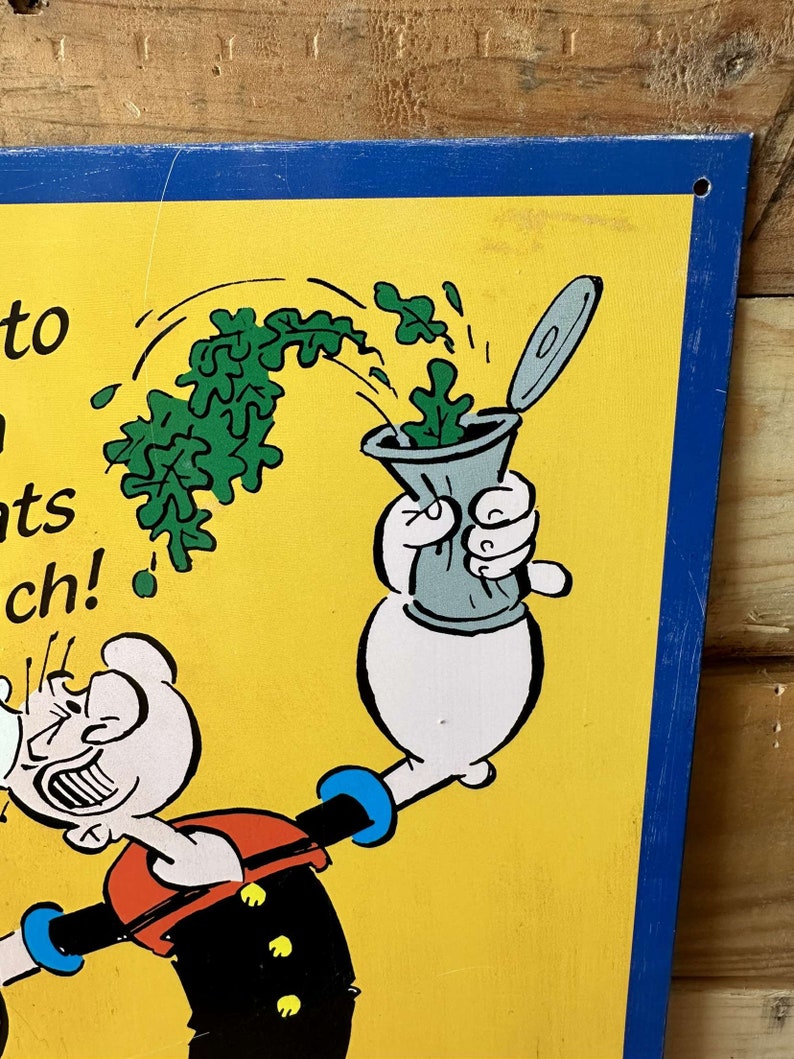 Vintage Metal Sign | Popeye the Sailor Man - Etsy