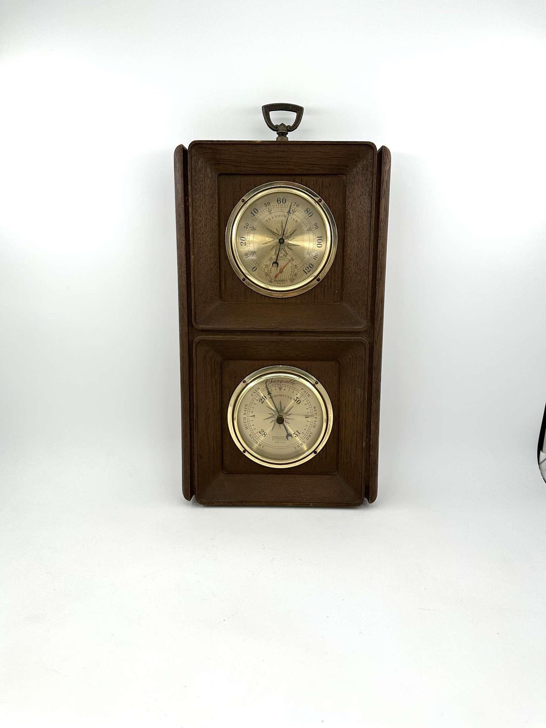 Vintage Springfield Weather Station | Barometer - Etsy