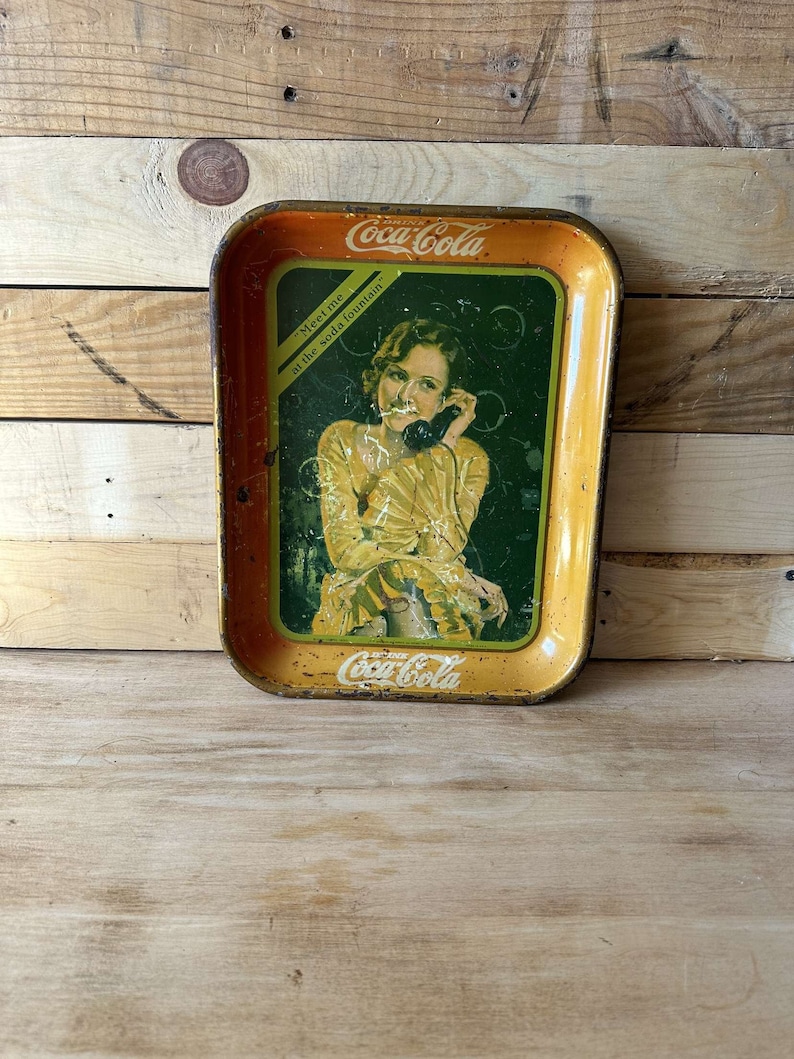 Vintage Coca-cola Serving Tray | Collectable Coca-cola - Etsy