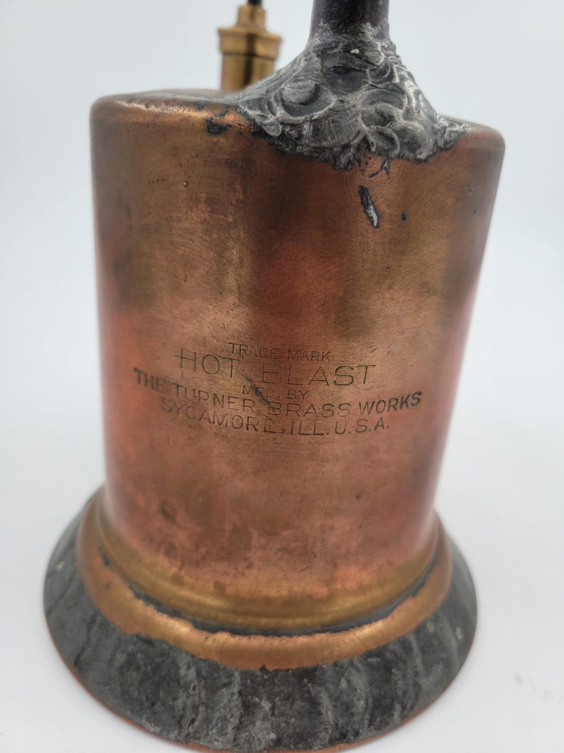 Vintage Turner Blow Torch | Antique Bronze Torch - Etsy
