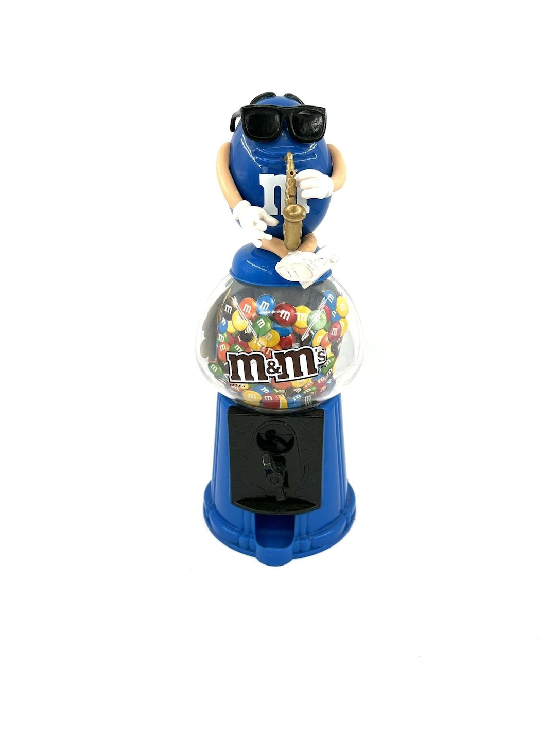 Blue M&M Candy Dispenser - Etsy