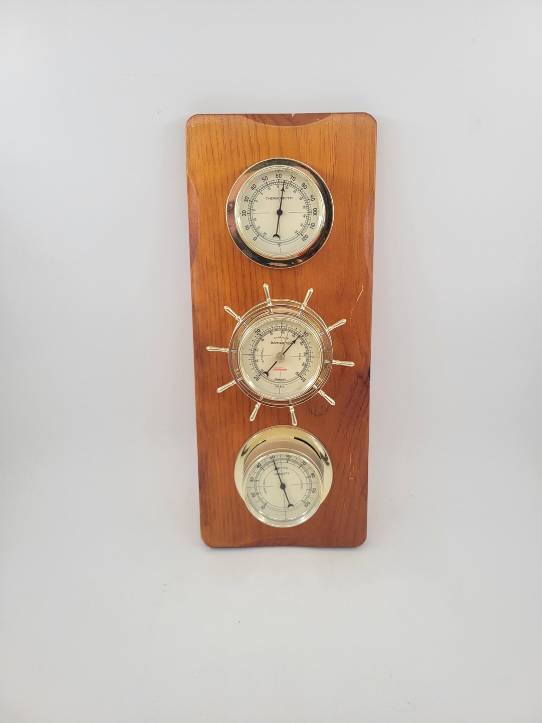 Vintage Springfield Weather Station | Barometer - Etsy