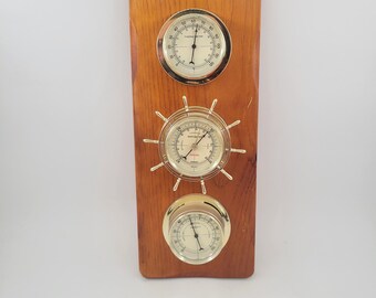 Vintage Weather Station - Baro-hygro-thermometer - Etsy