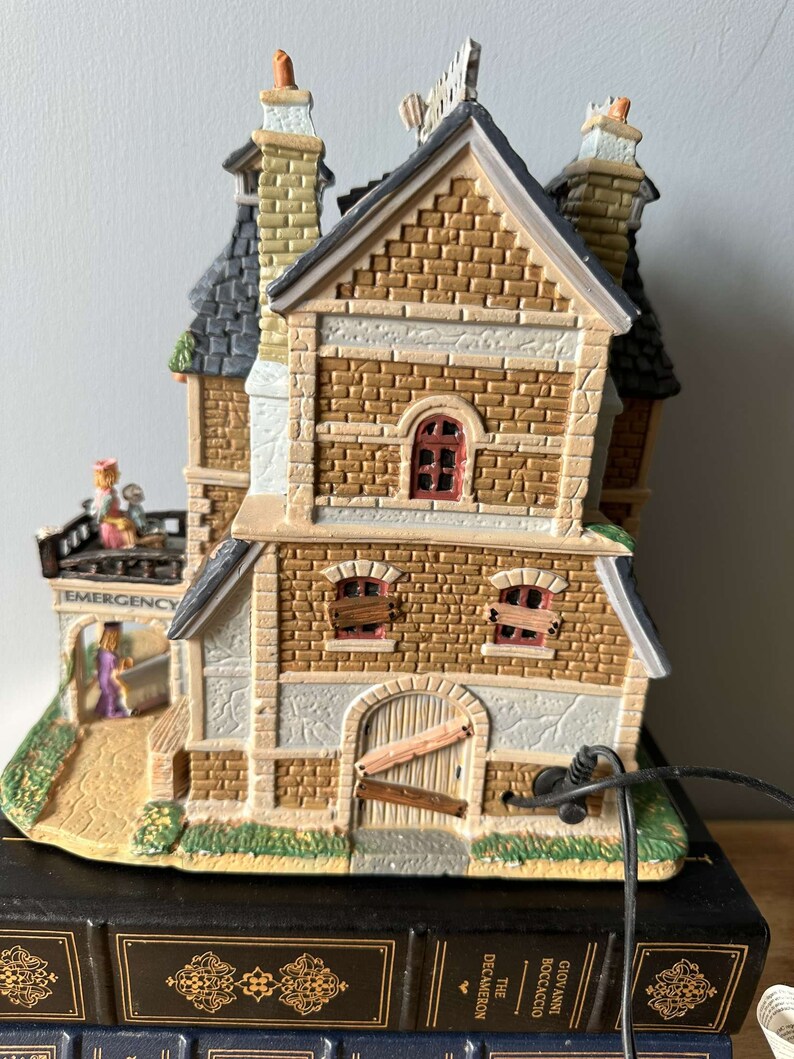 Vintage Halloween House Lemax Spookytown Collection All Hallows ...