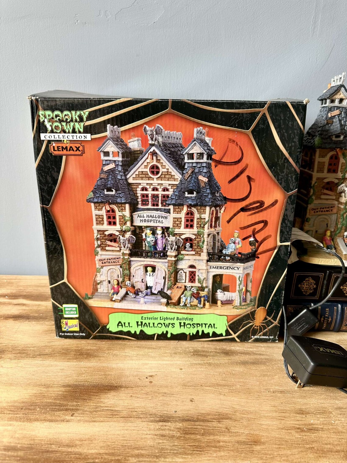Vintage Halloween House Lemax Spookytown Collection All Hallows ...