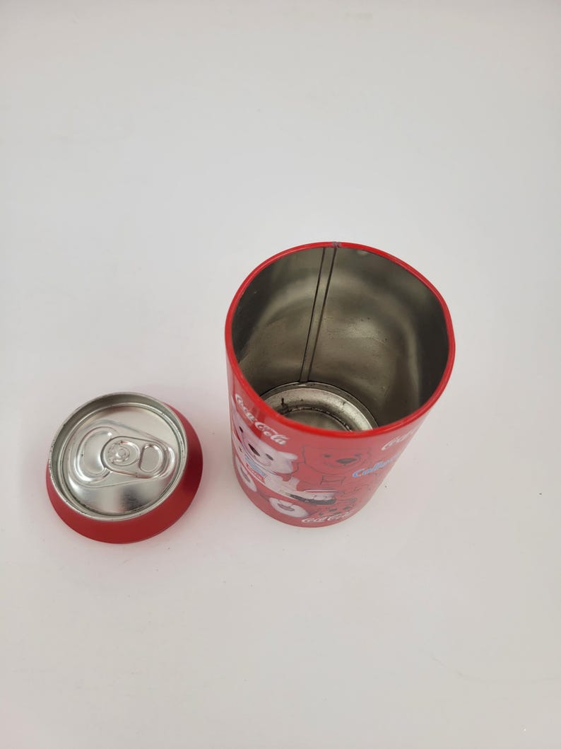 Vintage Coca-cola Polar Bear Cans | Empty Cans - Etsy
