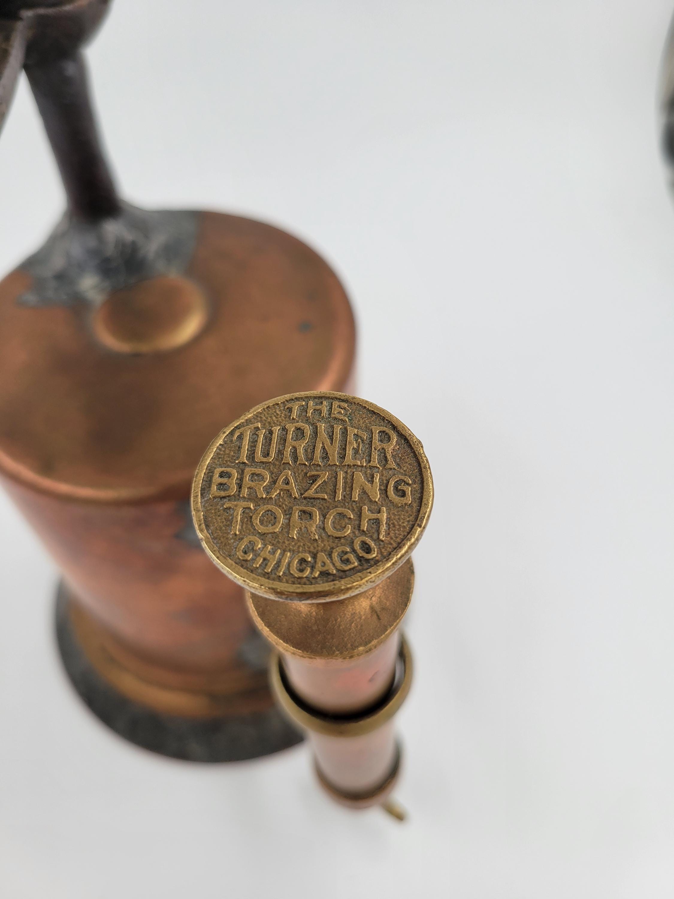 Vintage Turner Blow Torch | Antique Bronze Torch - Etsy