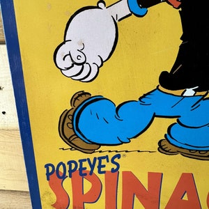 Vintage Metal Sign | Popeye the Sailor Man - Etsy