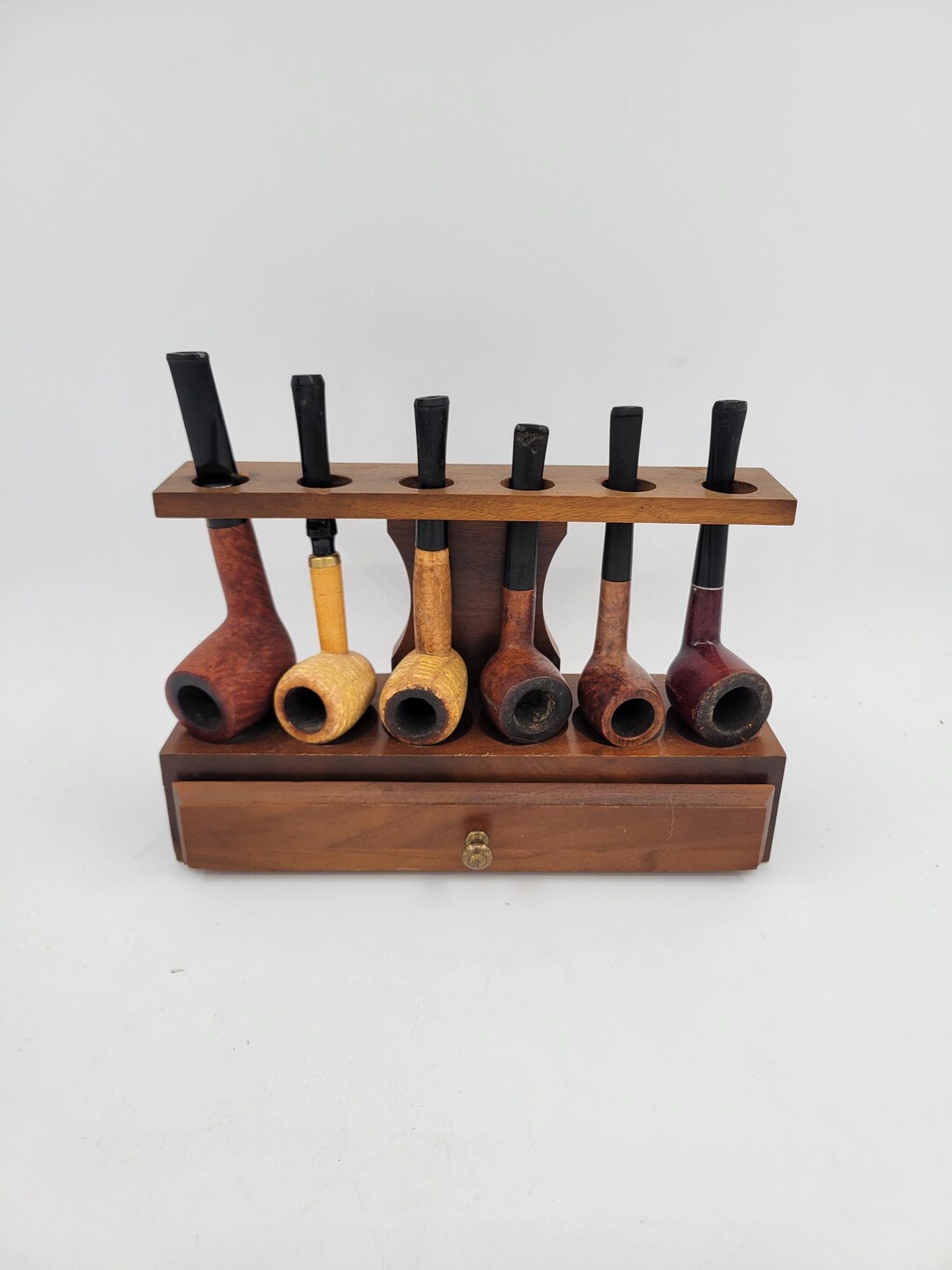 Pipe Rack With Storage Drawer 6 Pipes - Etsy