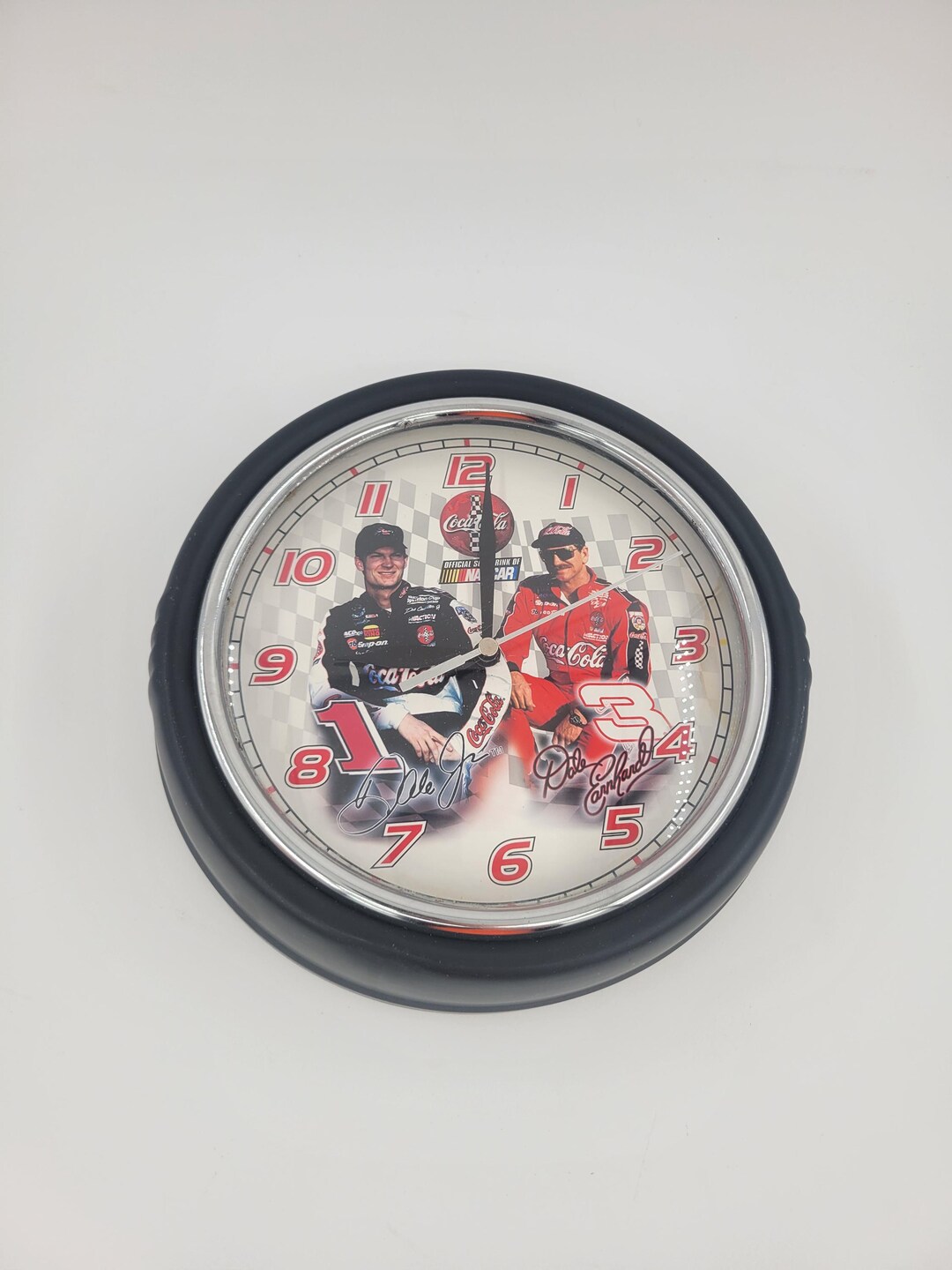 Dale Earnhardt SR. and JR. Clock | Coke Branded | Tested Works - Etsy