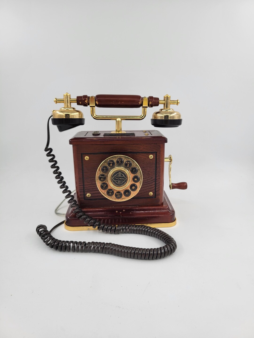 Vintage Wood Phone - Etsy