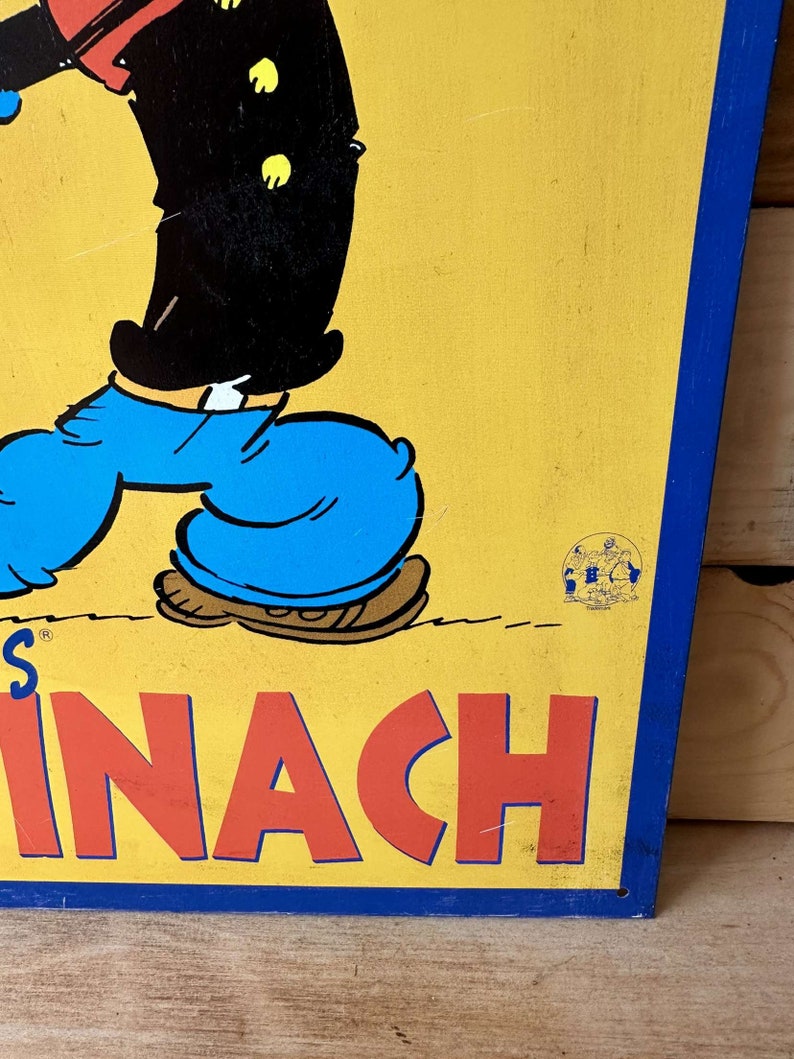 Vintage Metal Sign | Popeye the Sailor Man - Etsy