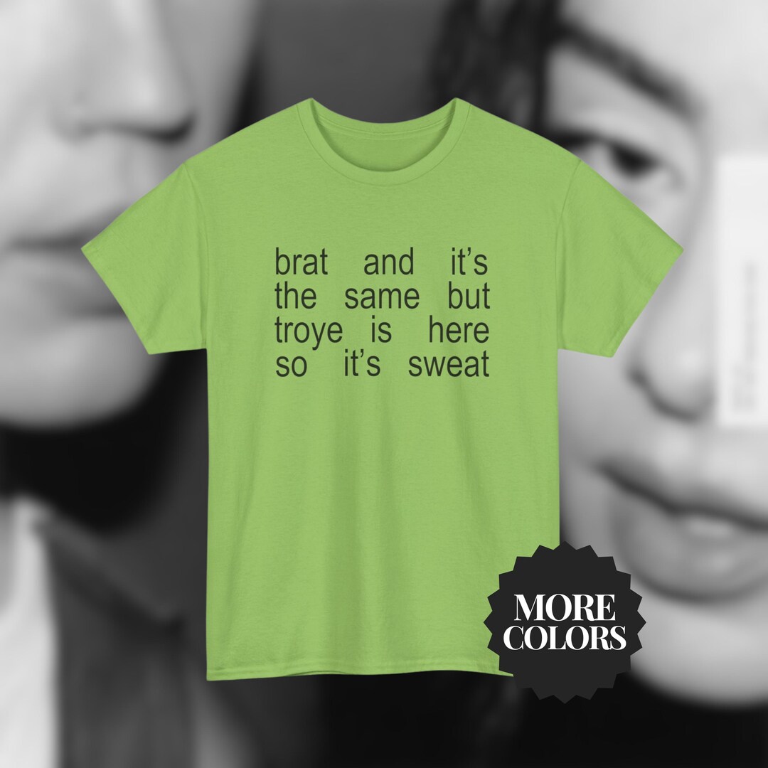 Sweat Tour Tshirt Merch, Troye Charli XCX Sweat Shirt, Brat, Talk Talk ...