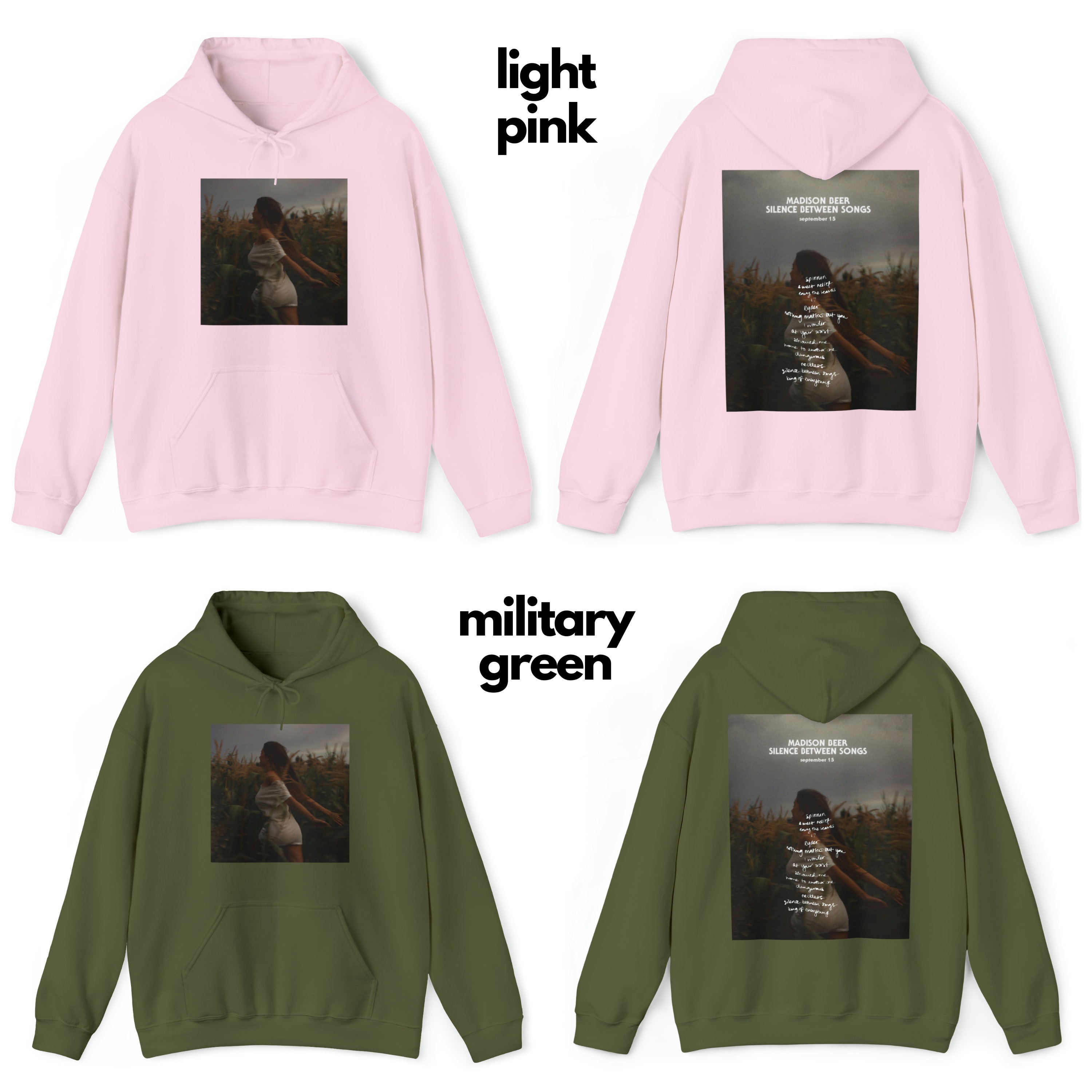 Silence Between Songs Madison Merch Hoodie, the Spinnin Tour Merch ...