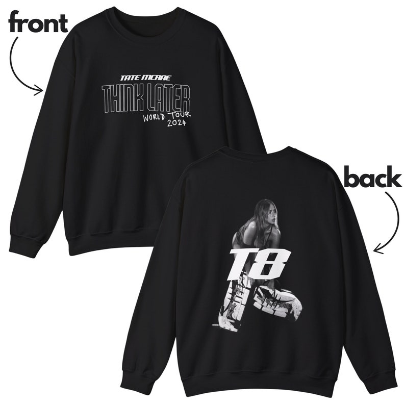 Think Later Merch Sweatshirt, Think Later Merch, Tate Merch, Tate ...