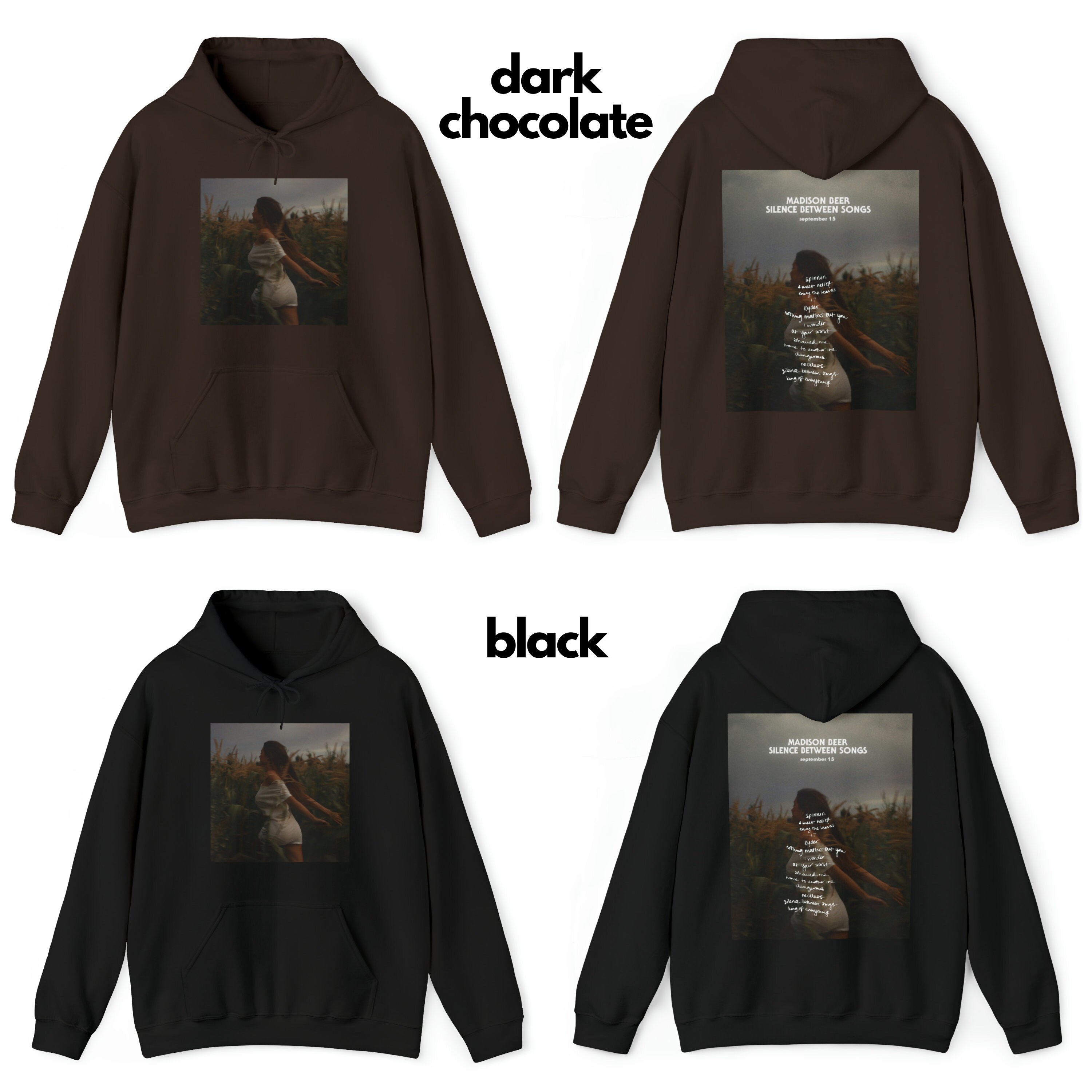 Silence Between Songs Madison Merch Hoodie, the Spinnin Tour Merch ...