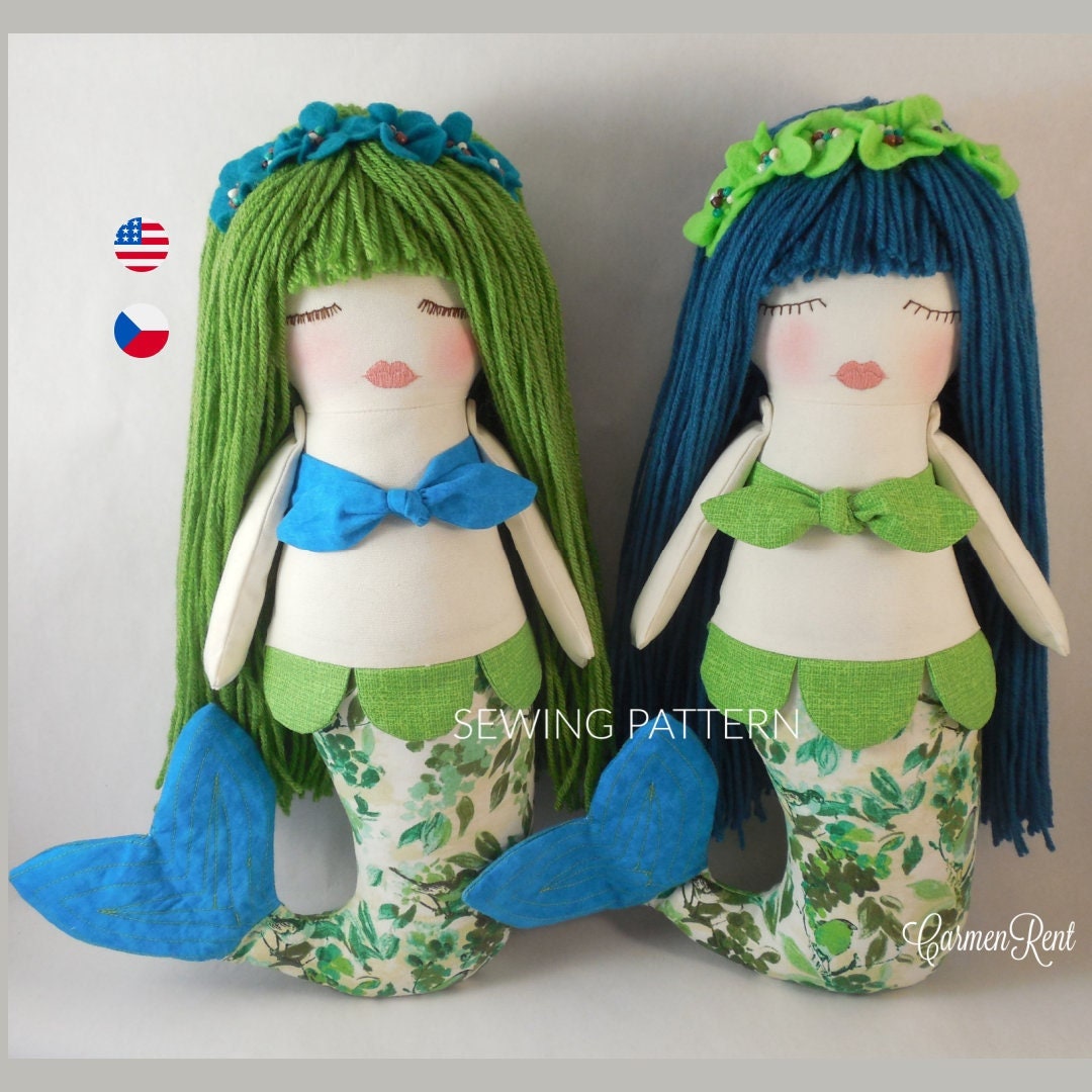 Mermaid Dolls Sewing Pattern - Etsy