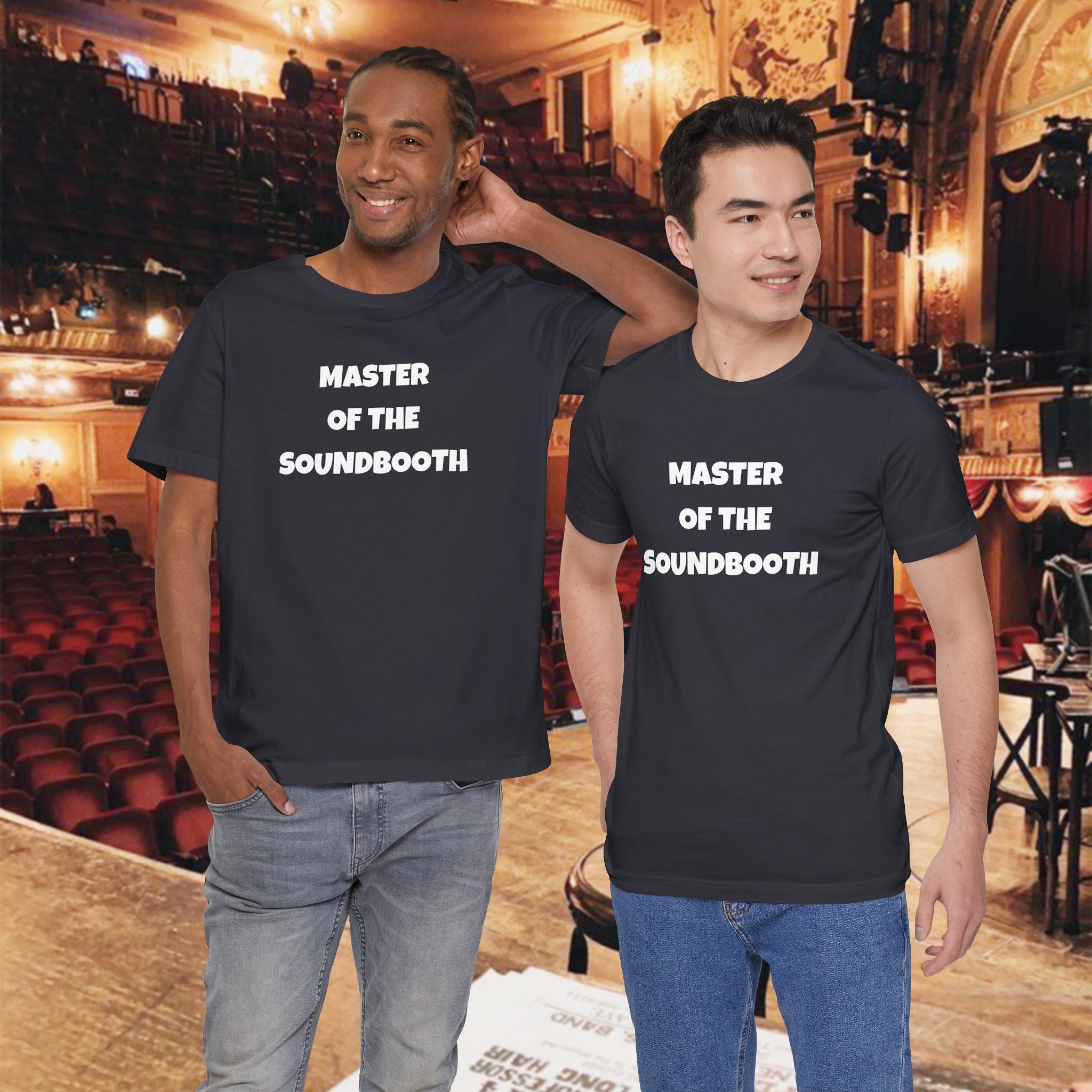 Master of the Soundbooth Shirt snarky T Shirt Humorous Theatre Lovers ...