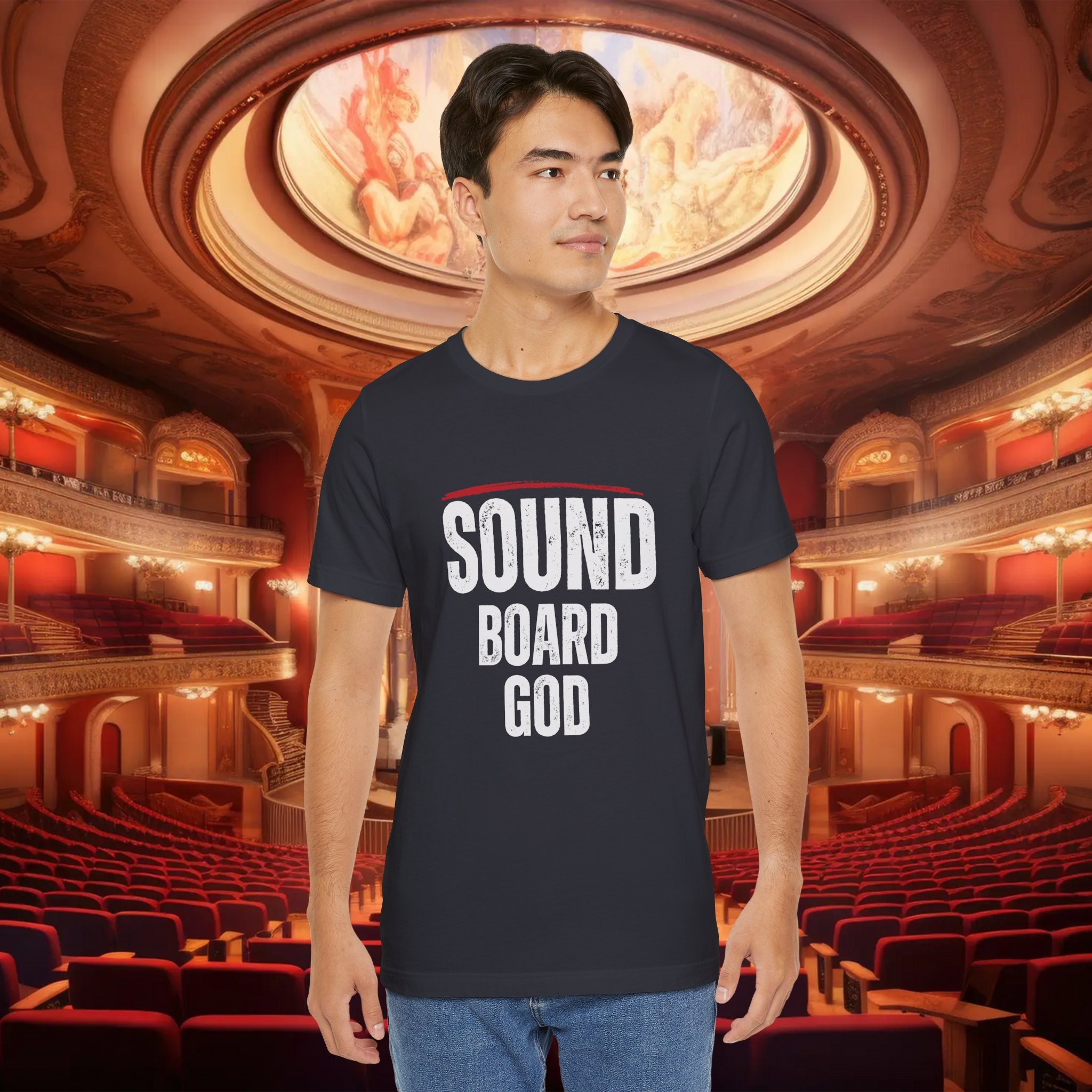 Sound Board God Theatre T Shirt Snarky T Shirt Humorous Theatre Lovers ...