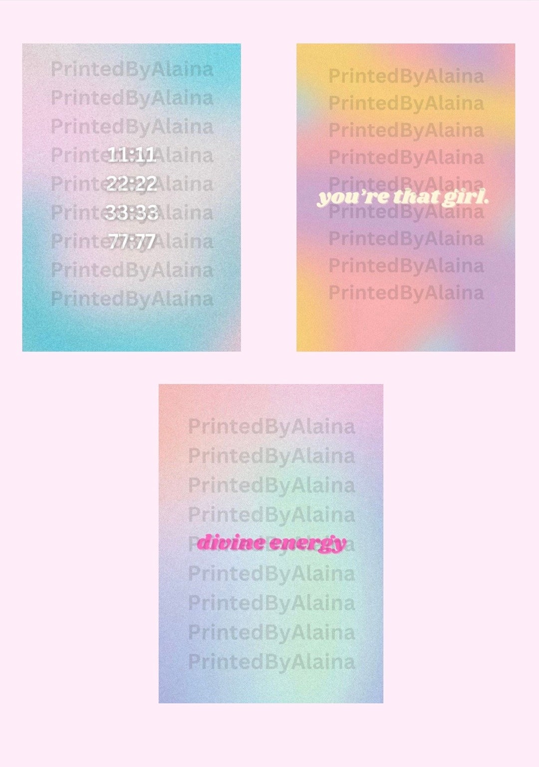 Multi Printable Well-being Posters, 3 Aesthetic Posters, Spiritual ...