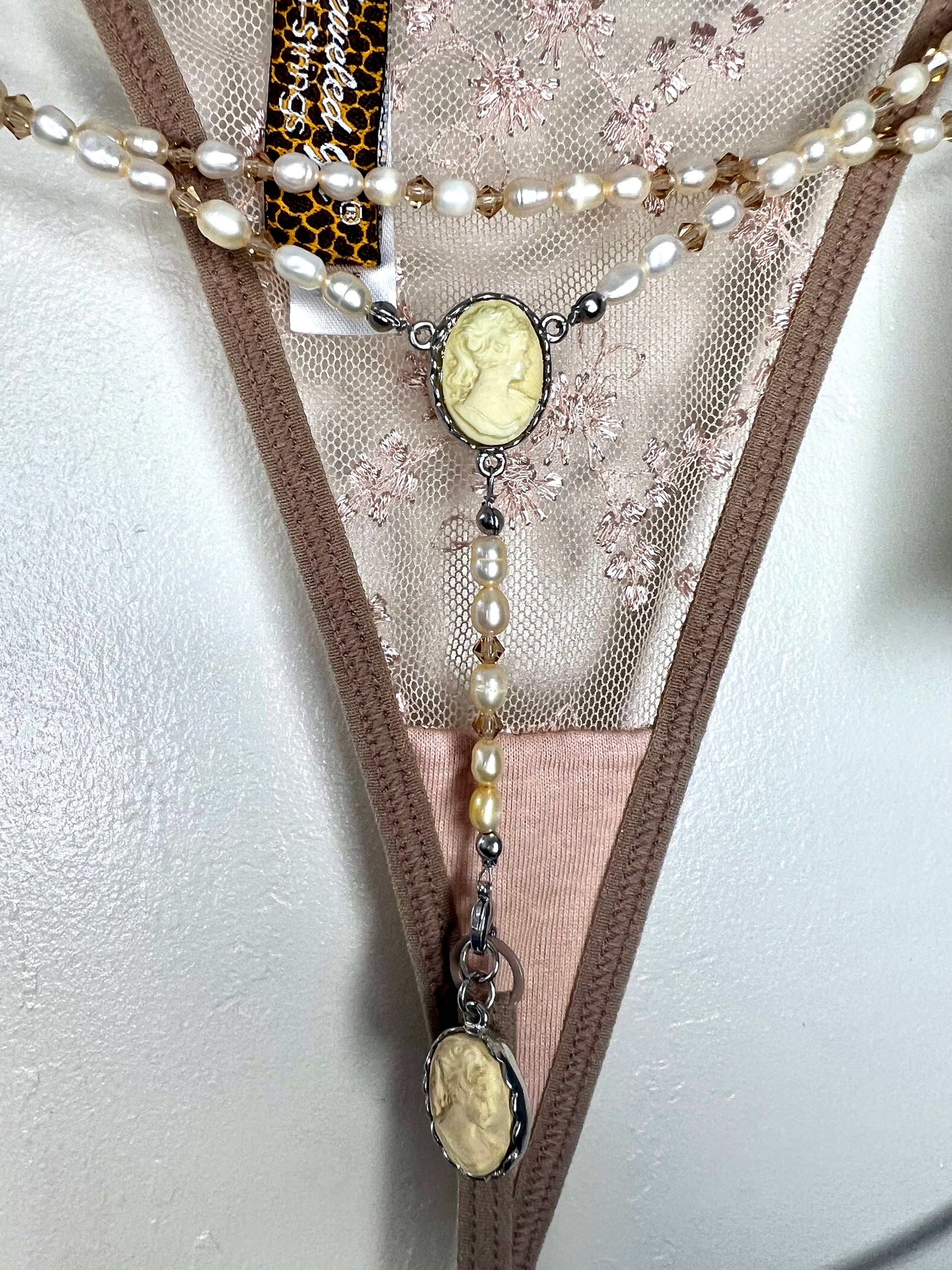 Cameo Pearl G Strings - Etsy