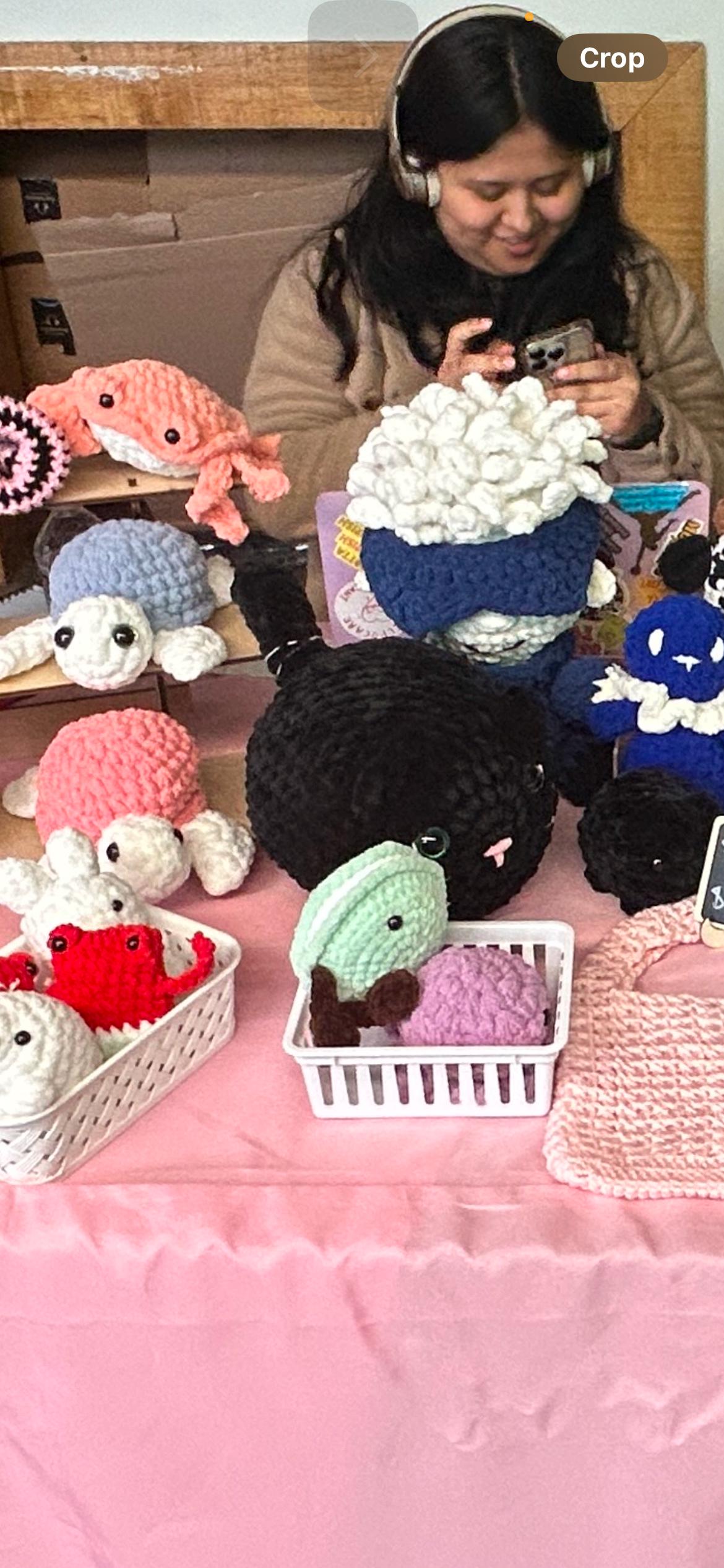 Handmade Chibi Gojo Plushie – Crochet Anime-inspired Gift, Soft Mini ...