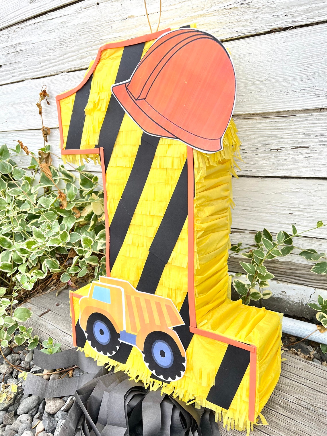 Construction Number One Piñata Truck Theme (available Numbers 1-9) - Etsy