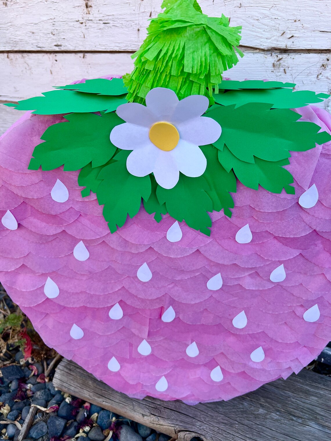 Strawberry Piñata Fruit Party Birthday - Etsy