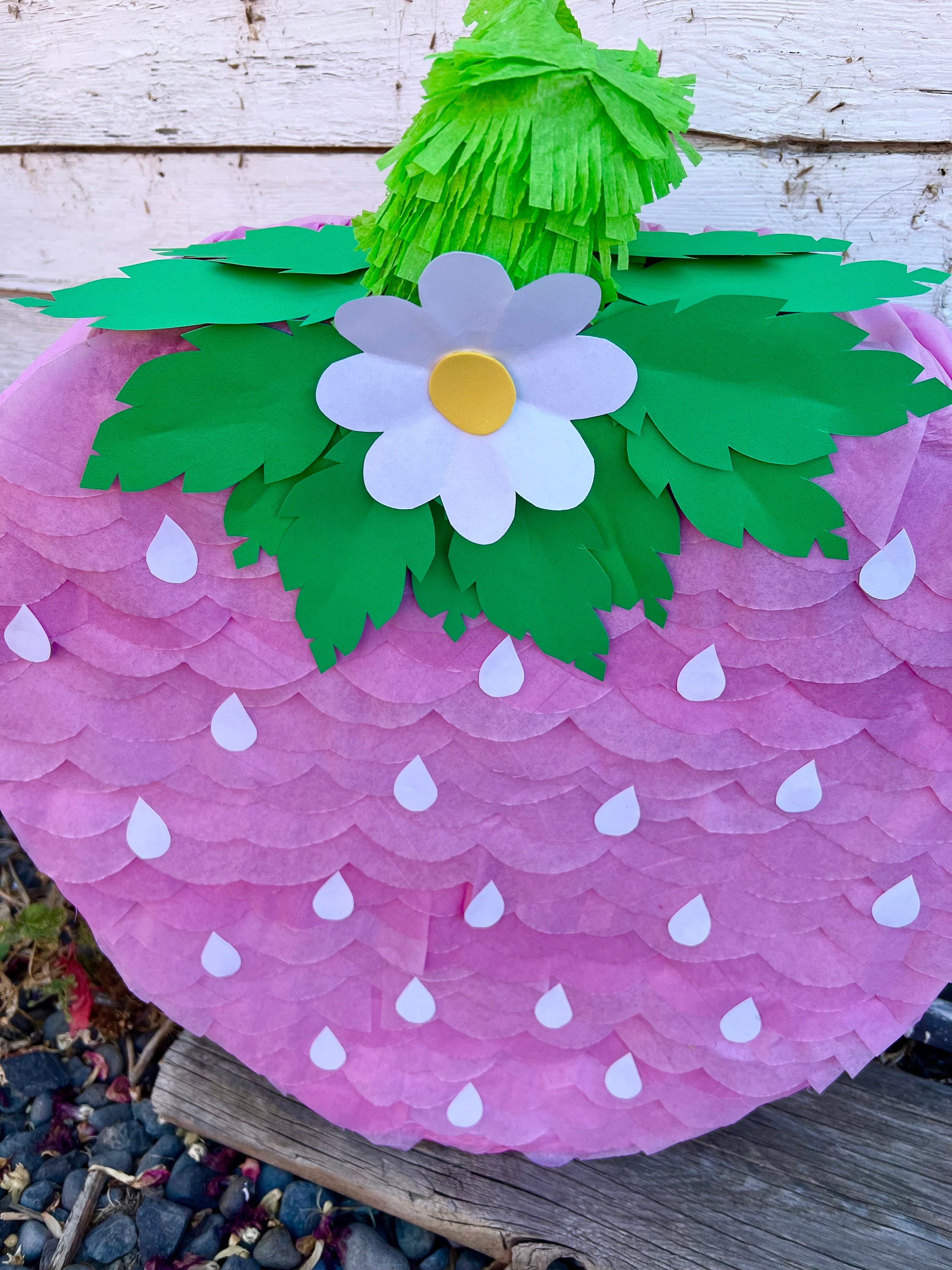 Strawberry Piñata Fruit Party Birthday - Etsy